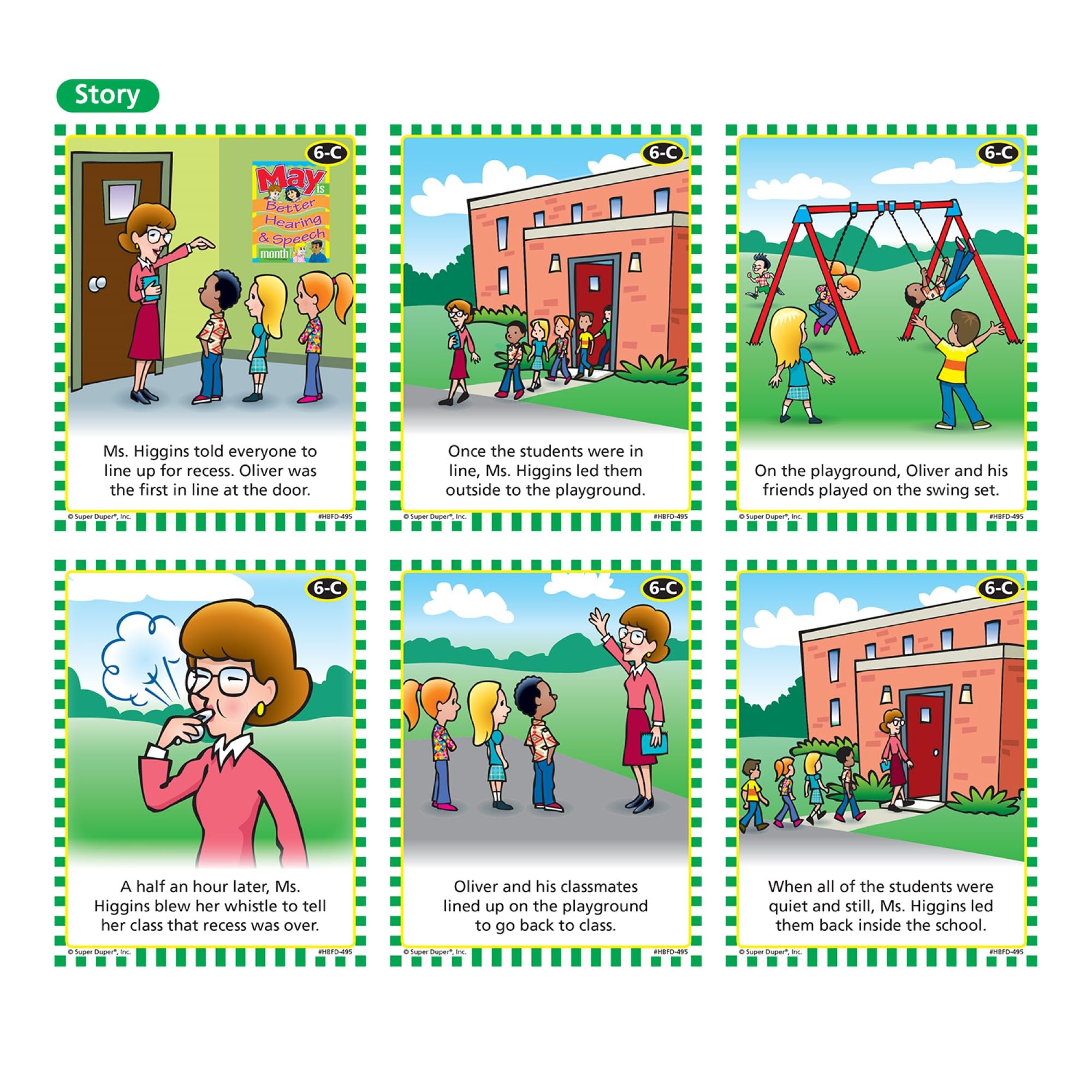 Super Duper Publications | HearBuilder Sequencing Flash Card Fun Deck | Educational Learning Resource for Children