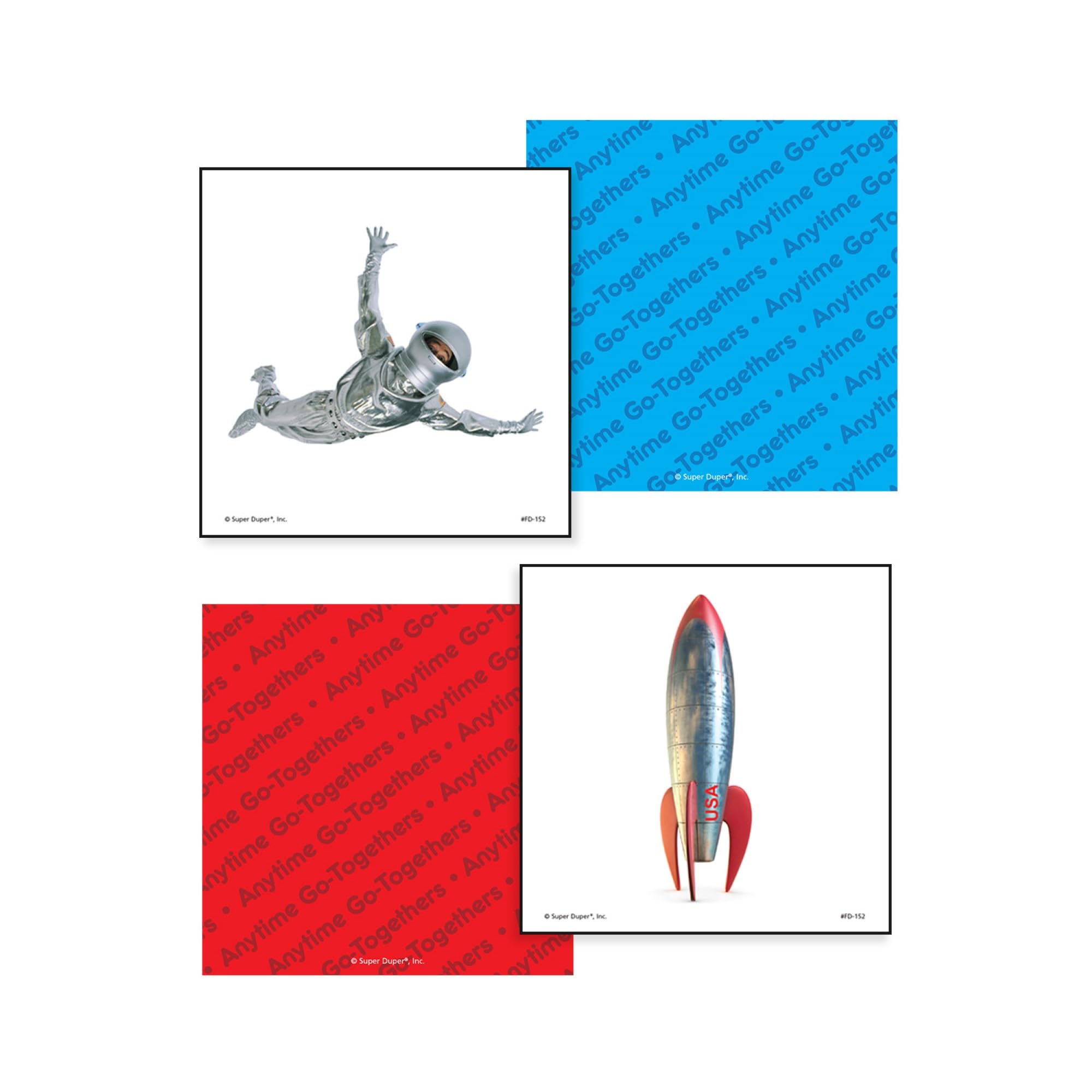 Super Duper Publications | Anytime Go-Togethers Photo Fun Deck Flash Cards | Educational Learning Resource for Children