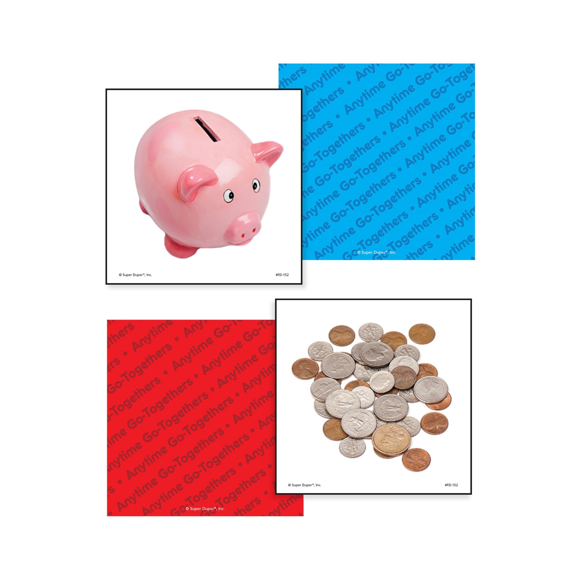 Super Duper Publications | Anytime Go-Togethers Photo Fun Deck Flash Cards | Educational Learning Resource for Children