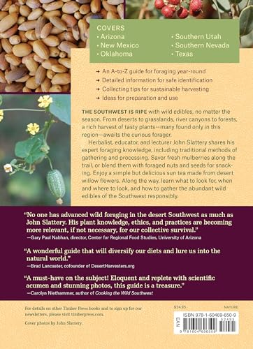 Southwest Foraging: 117 Wild and Flavorful Edibles from Barrel Cactus to Wild Oregano (Regional Foraging Series)