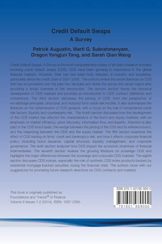 Credit Default Swaps: A Survey (Foundations and Trends(r) in Finance)