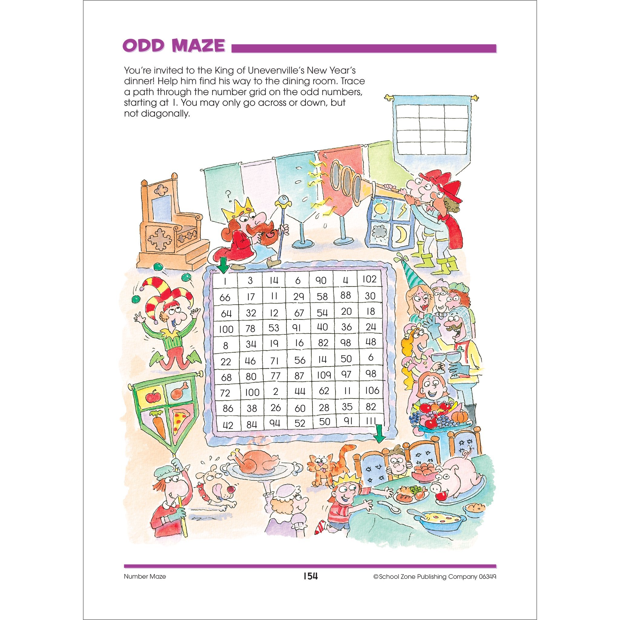 School Zone Big Codes, Puzzles & More Workbook: 320 Pages, Kindergarten, 1st Grade, 2nd Grade, Crossword Puzzles, Games, Riddles, Word Searches, Ages 6 to 8 (School Zone Big Workbook Series)