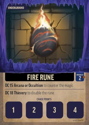 Pathfinder Role playing game Chase Cards