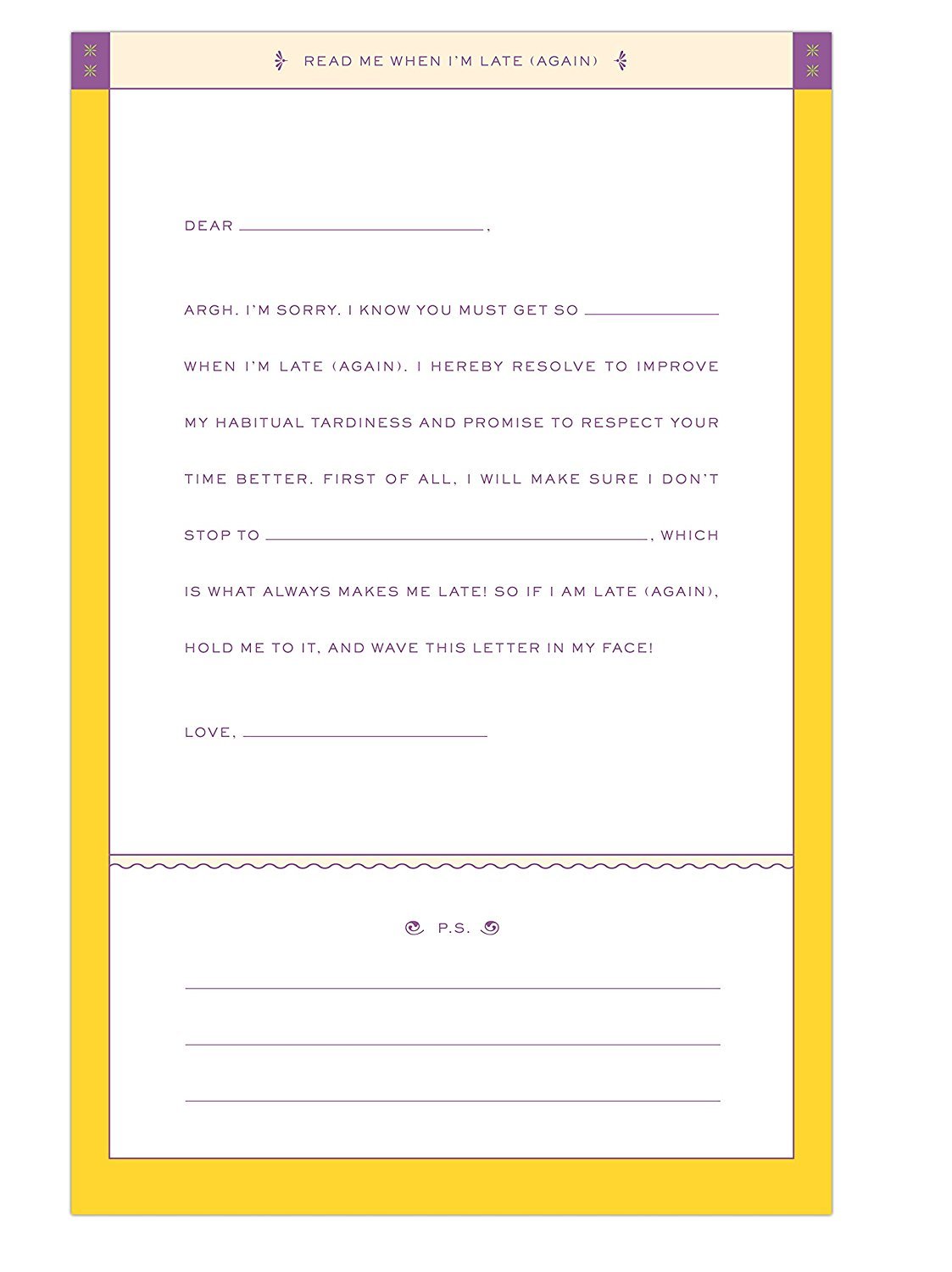 Knock Knock Letters to My Very Best Friend Read Me When Box