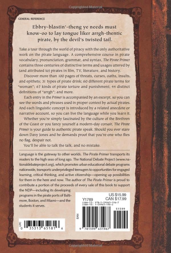 The Pirate Primer: Mastering the Language of Swashbucklers and Rogues