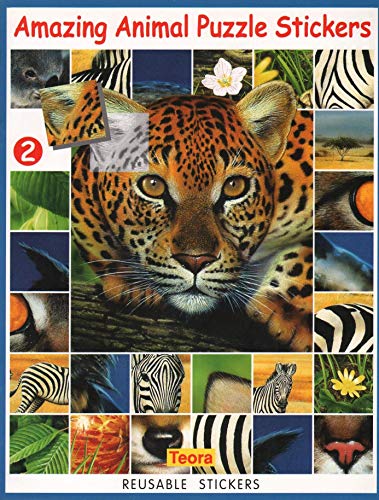 3 PACK Amazing Animal Puzzle Stickers 1,2 & 3