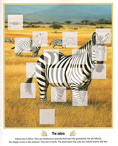 3 PACK Amazing Animal Puzzle Stickers 1,2 & 3