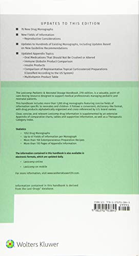 Pediatric & Neonatal Dosage Handbook