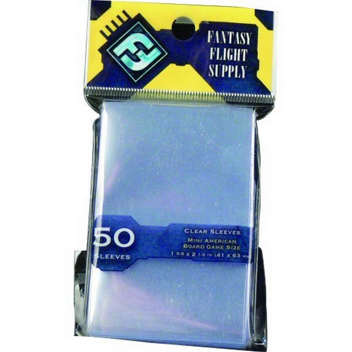 Clear Sleeves: Mini American Board Game Pack (50 Sleeves)