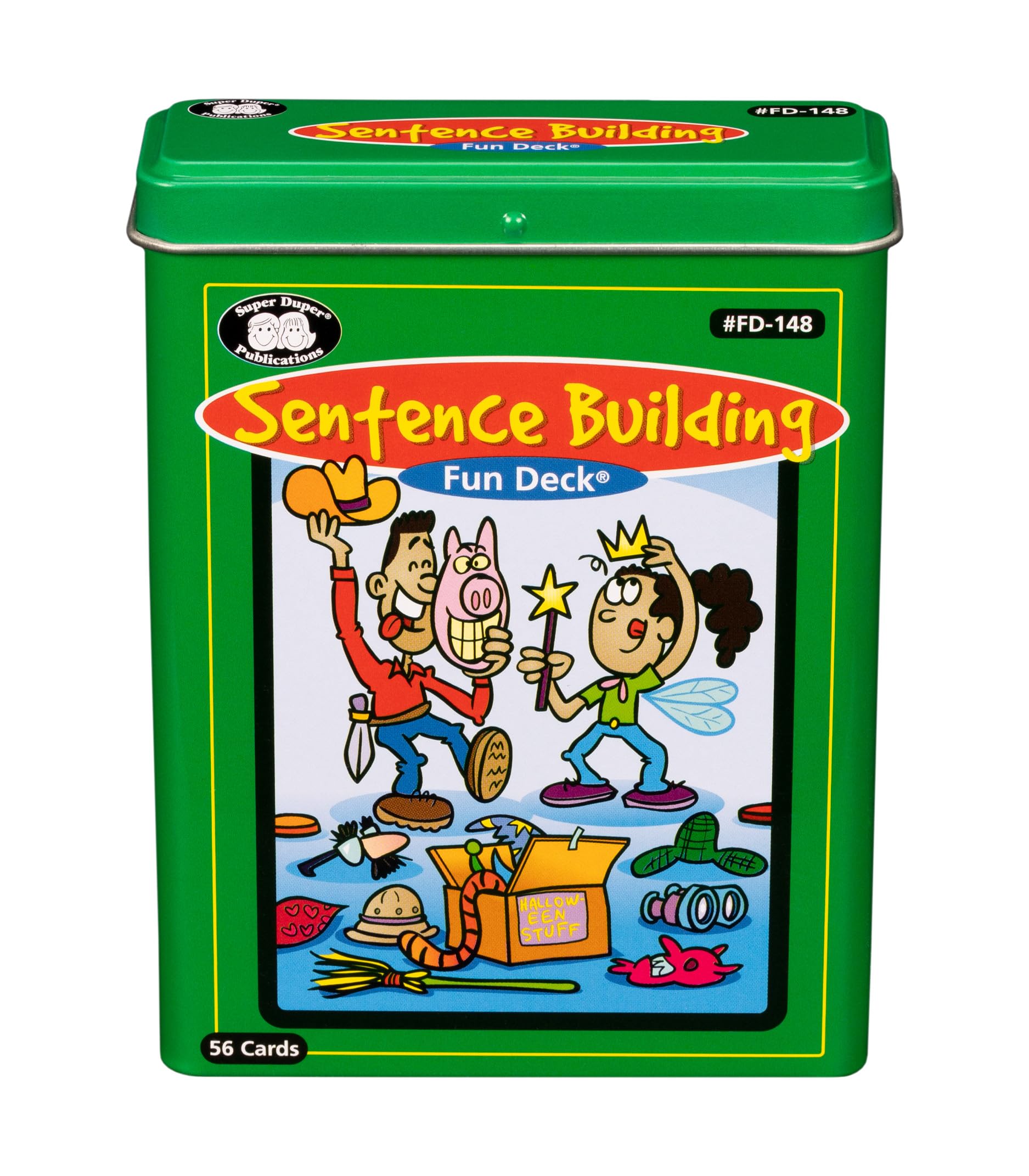Super Duper Publications | Sentence Building Fun Deck | Speech Therapy Flash Cards for Grammar | Educational Learning Materials for Children