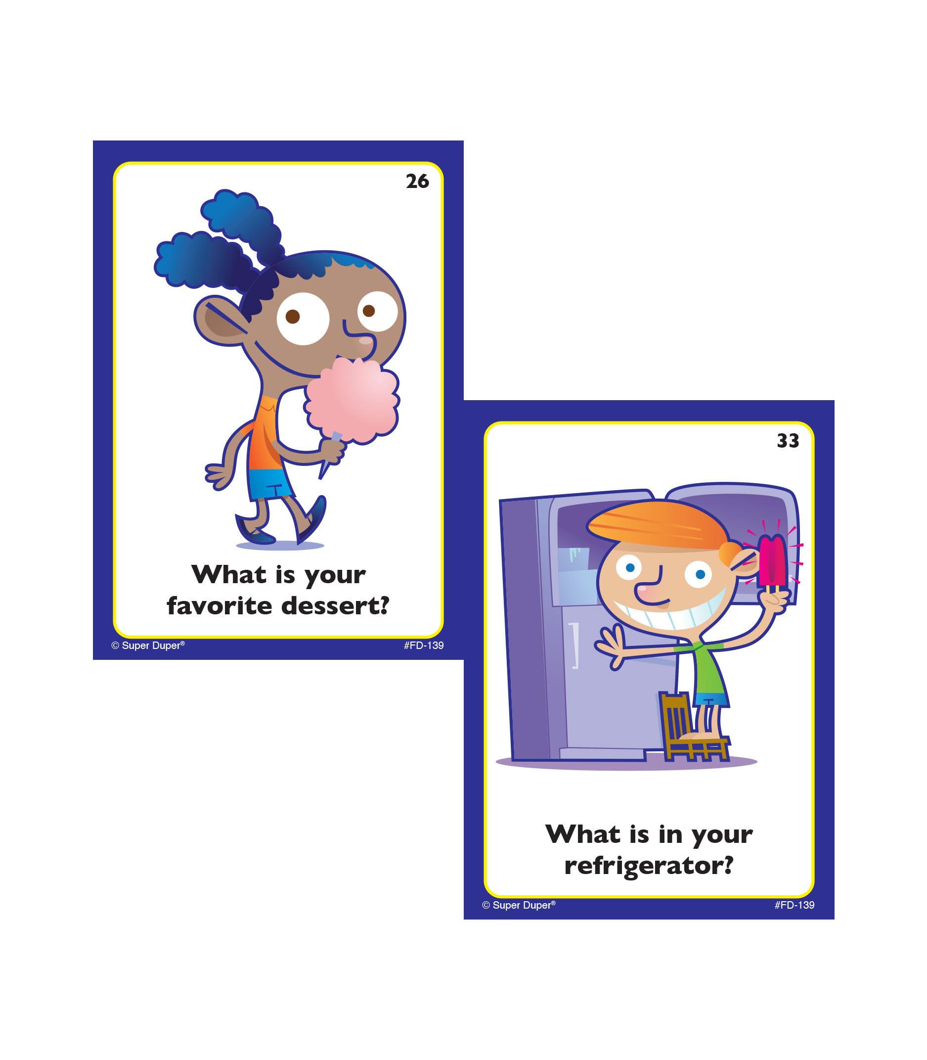 Super Duper Publications | WH Questions at Home Fun Deck | Communication and Social Skills Flash Cards | Educational Learning Products for Children