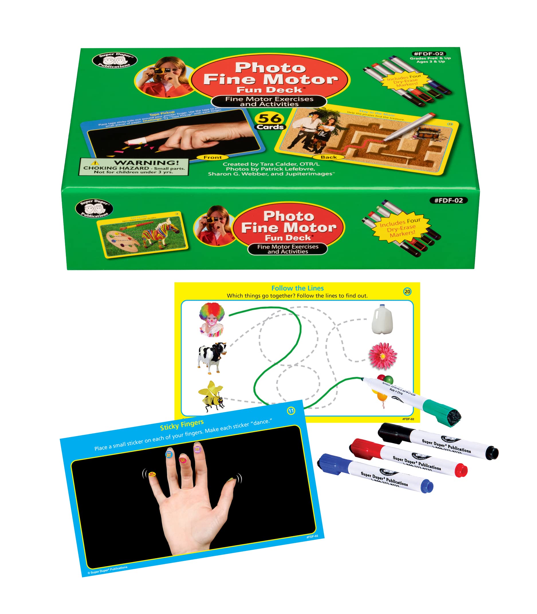 Super Duper Publications | Photo Fine Motor Activities Fun Deck Flash Cards | Educational Learning Resource for Children