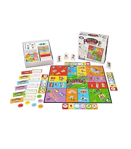 Super Duper Publications | What Do You Say... What Do You Do...® in The Community? Social Skills Board Game | 1-6 Players, Ages 5-12