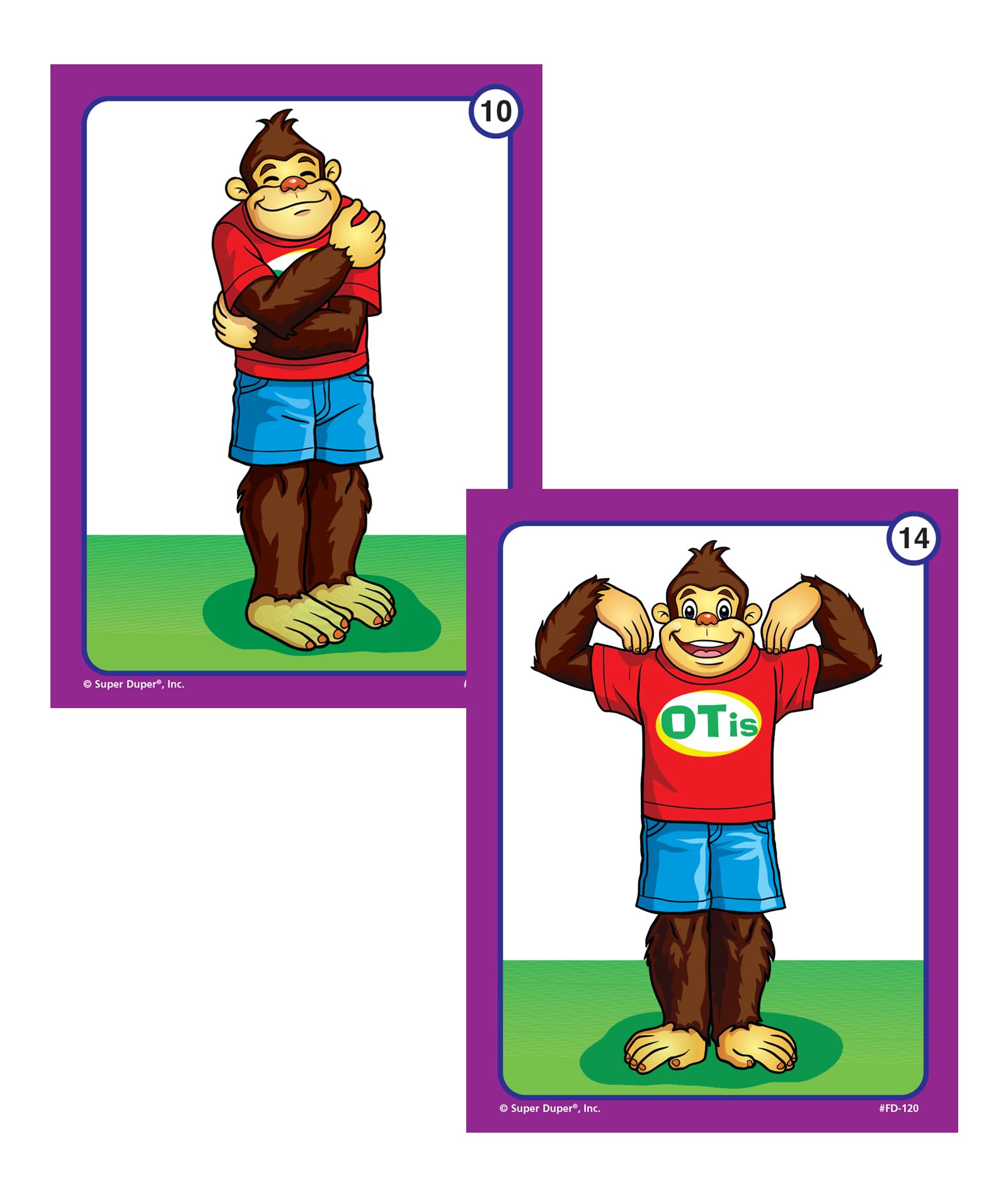 Super Duper Publications | Yoga Body Awareness and Exercise Fun Deck | Occupational Therapy Flash Cards | Gross Motor Movement Activity | Educational Learning Materials for Children