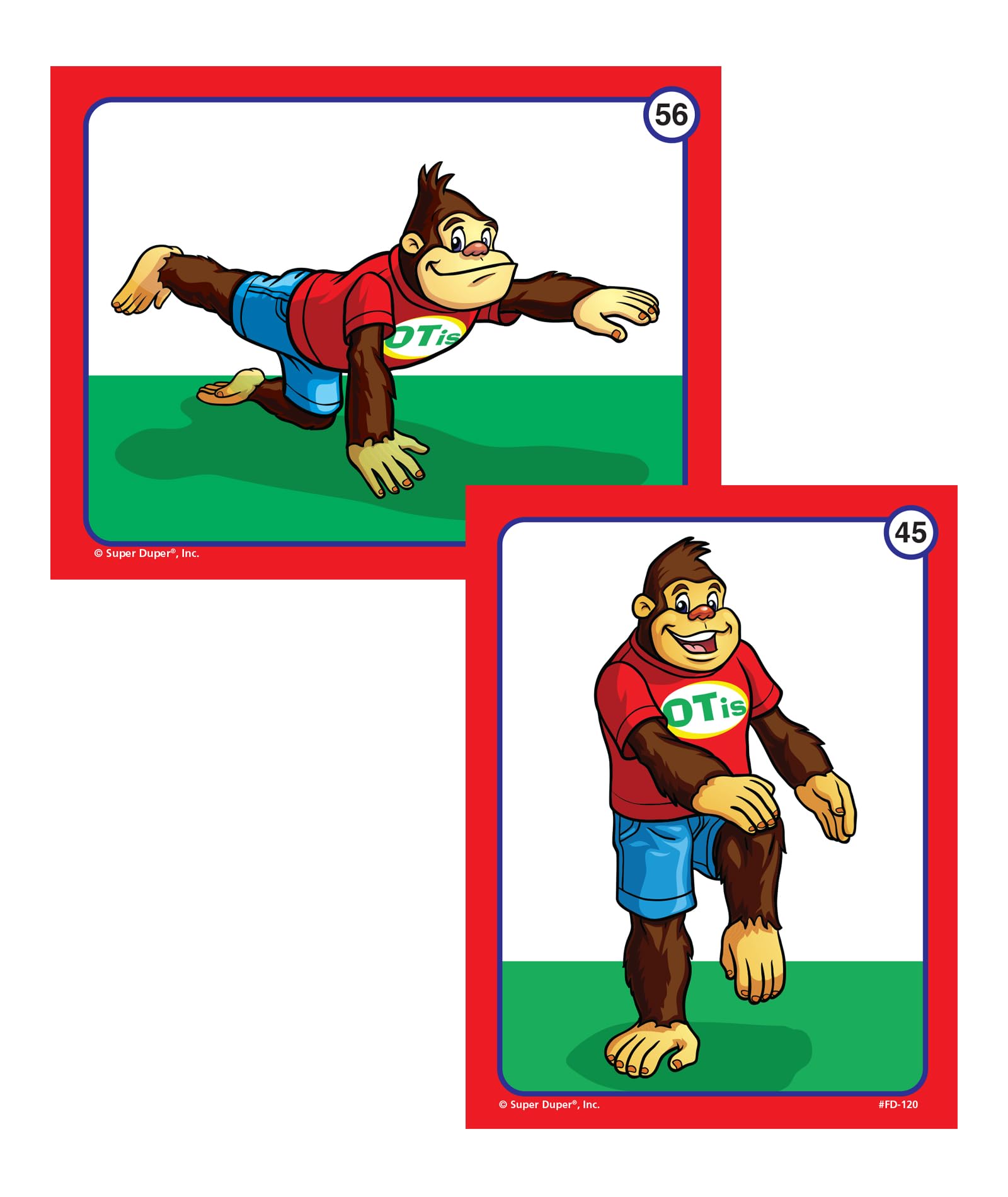 Super Duper Publications | Yoga Body Awareness and Exercise Fun Deck | Occupational Therapy Flash Cards | Gross Motor Movement Activity | Educational Learning Materials for Children