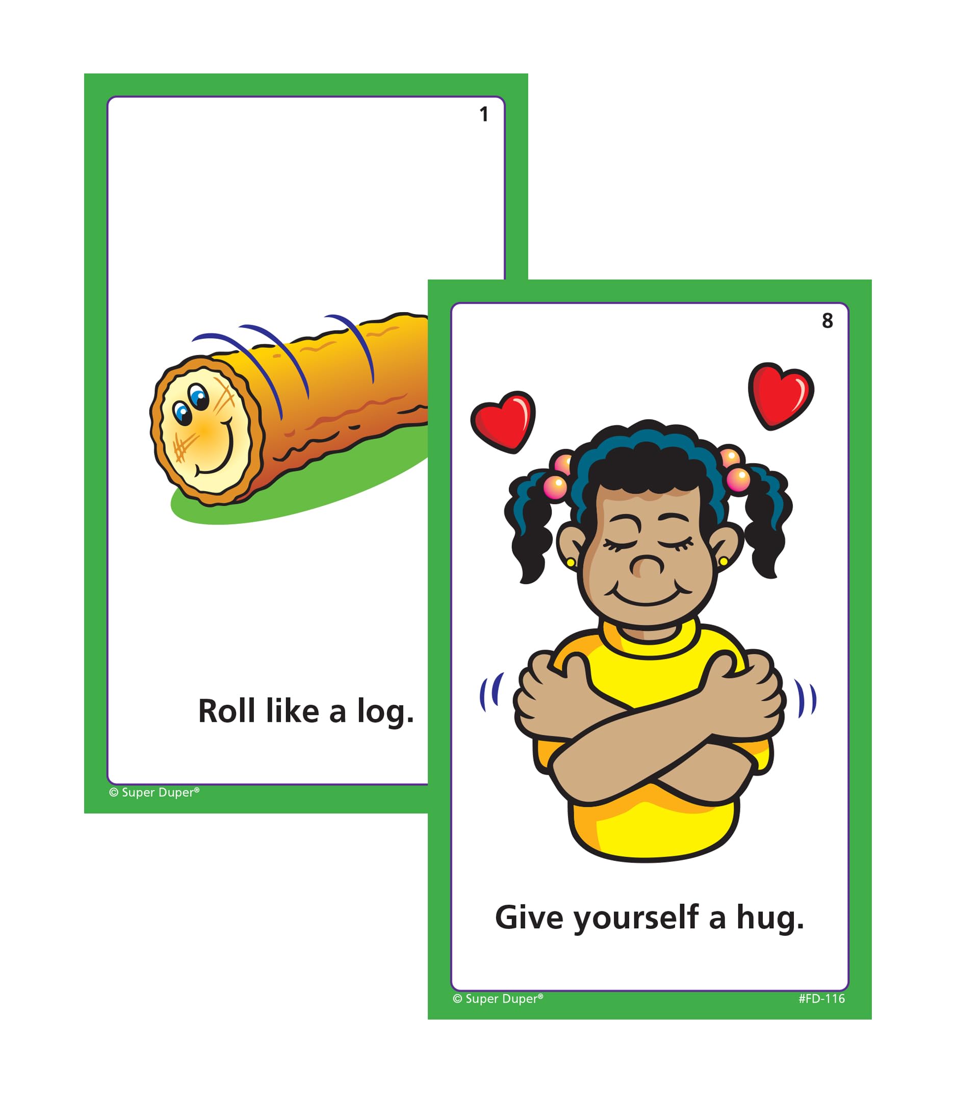 Super Duper Publications | Move Your Body Fun Deck | Occupational Therapy Flash Cards | Educational Learning Materials for Children