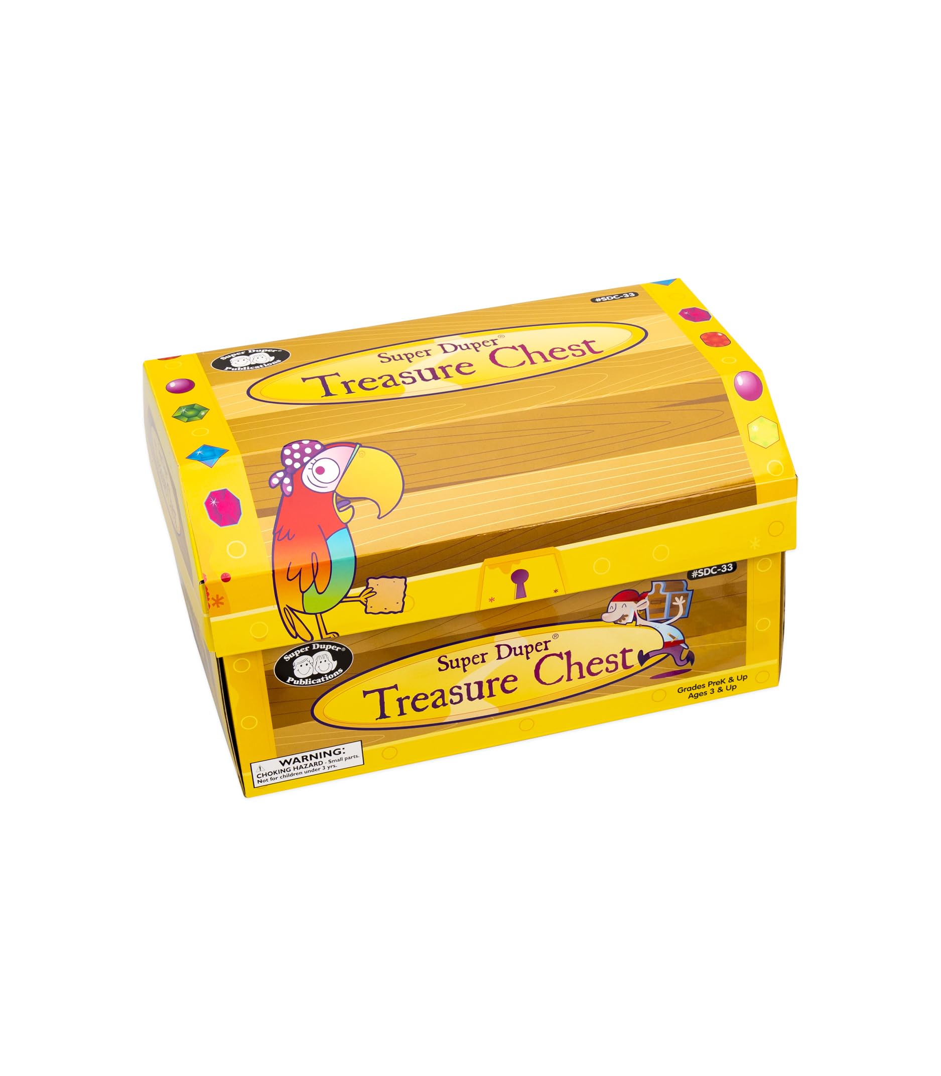 Super Duper Publications | Treasure Chest of Motivational Toys & Prizes | Educational Learning Resource for Children