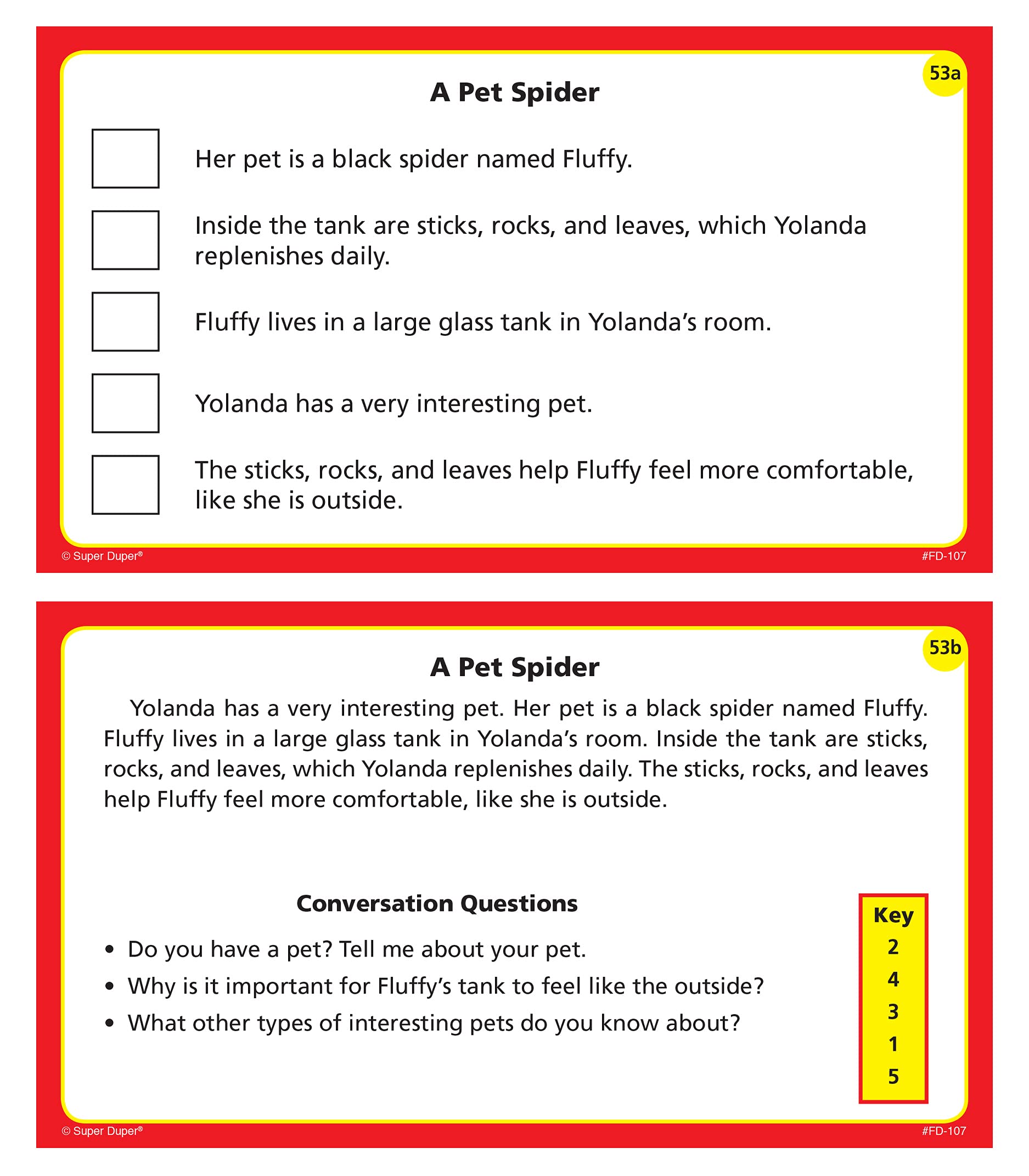 Super Duper Publications | Sequencing Events in Stories Fun Deck Flash Cards | Educational Learning Resource for Children
