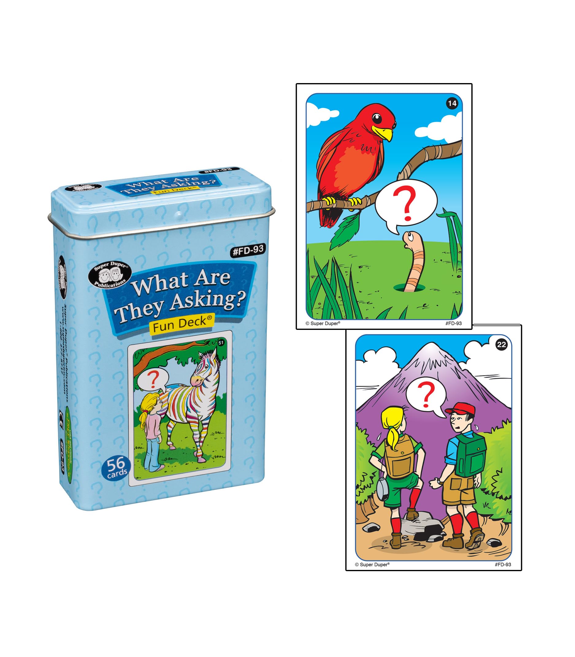 Super Duper Publications | What are They Asking? Fun Deck Flash Cards | Educational Learning Resource for Children