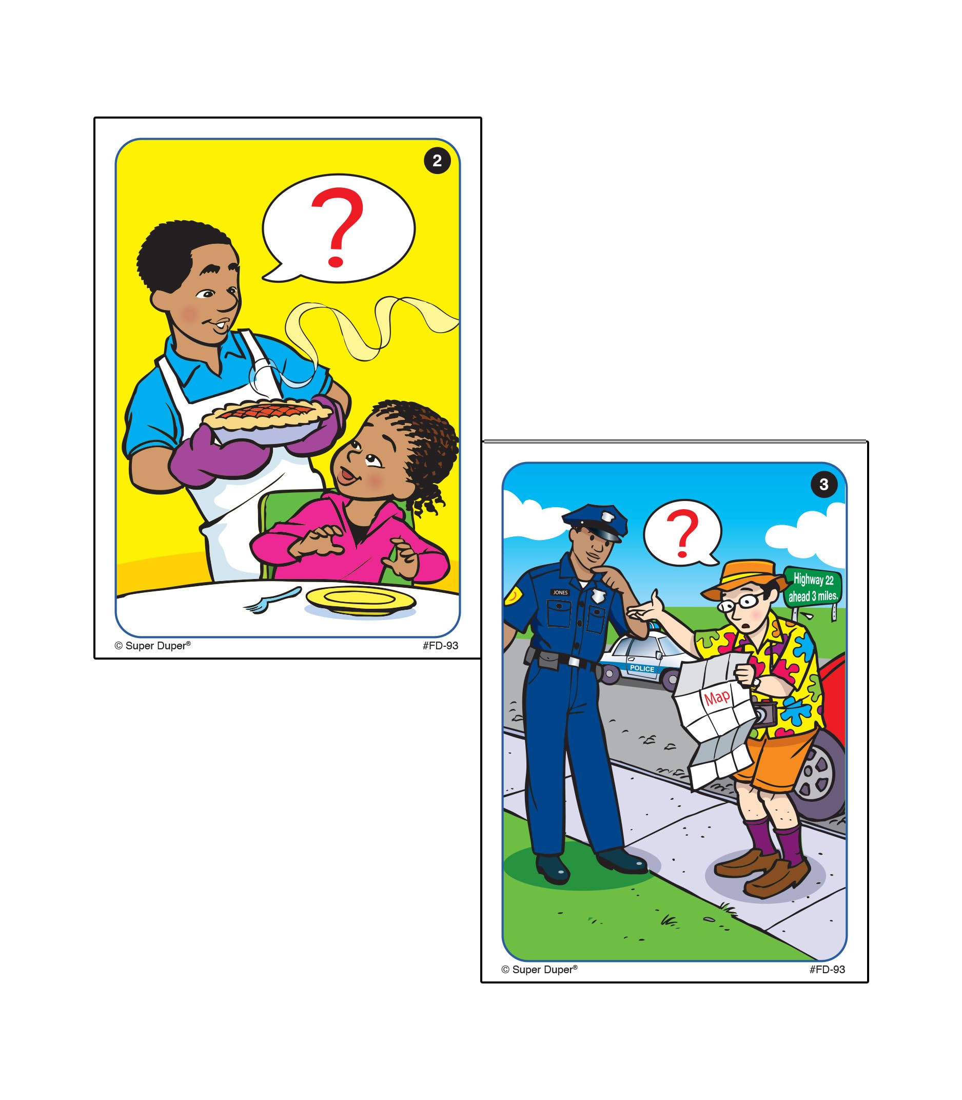 Super Duper Publications | What are They Asking? Fun Deck Flash Cards | Educational Learning Resource for Children