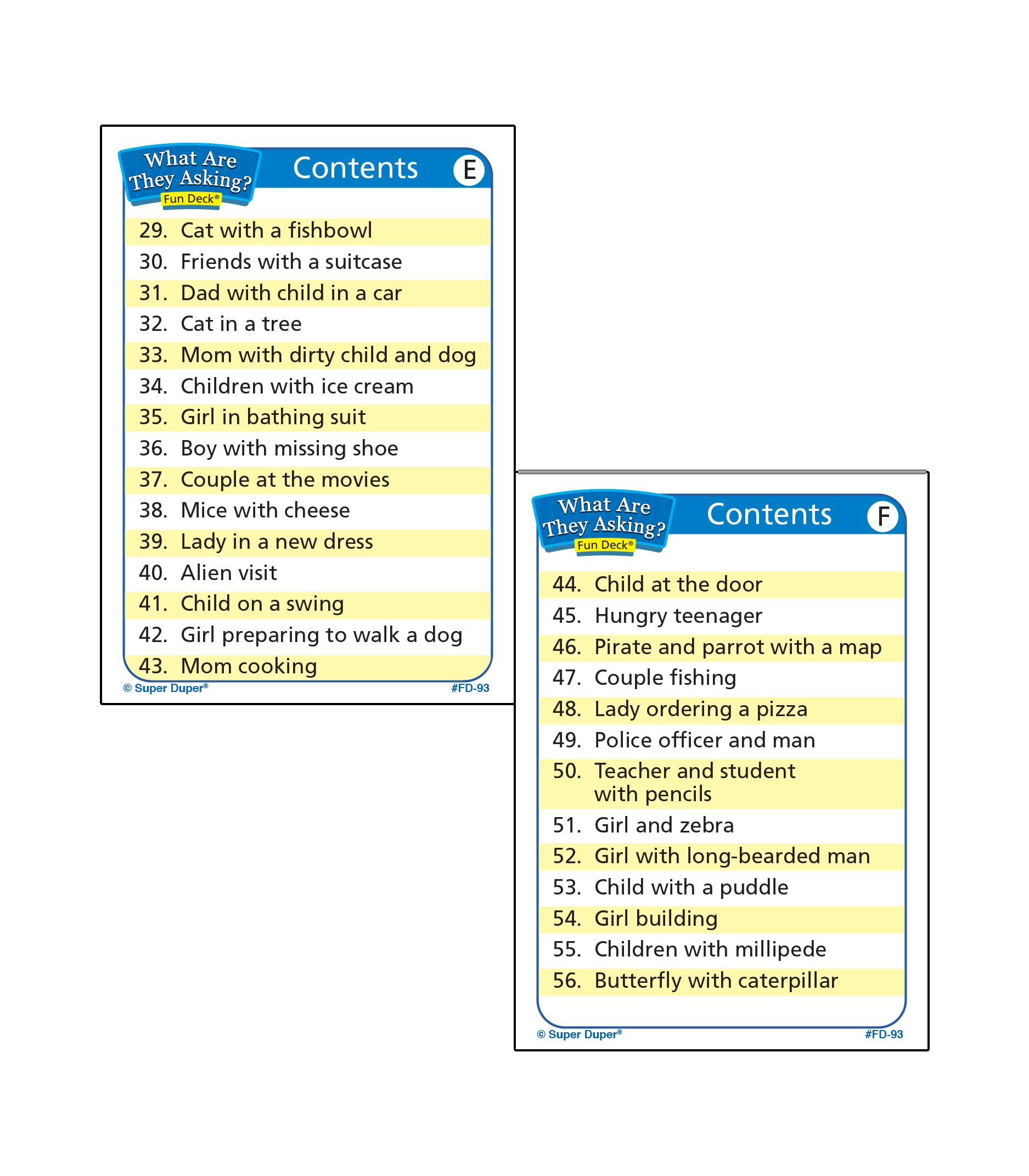 Super Duper Publications | What are They Asking? Fun Deck Flash Cards | Educational Learning Resource for Children