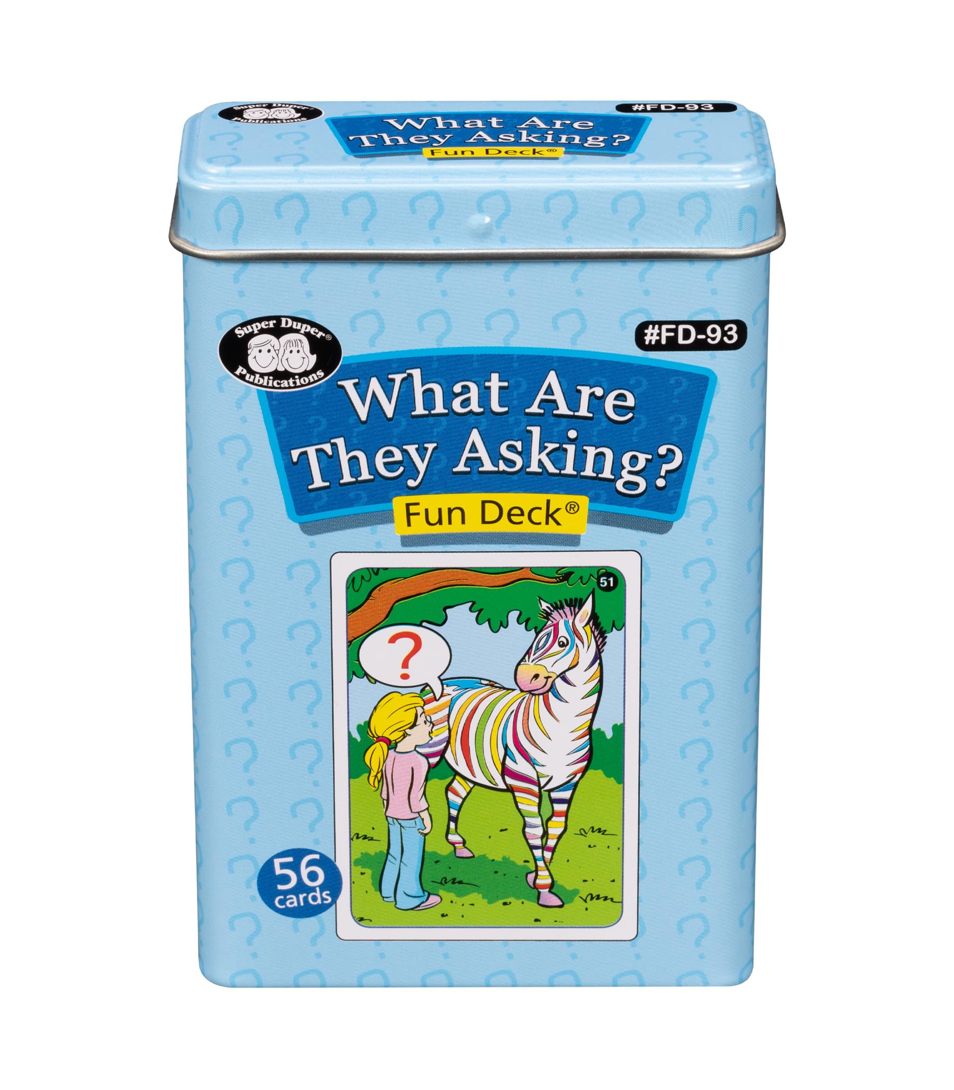 Super Duper Publications | What are They Asking? Fun Deck Flash Cards | Educational Learning Resource for Children