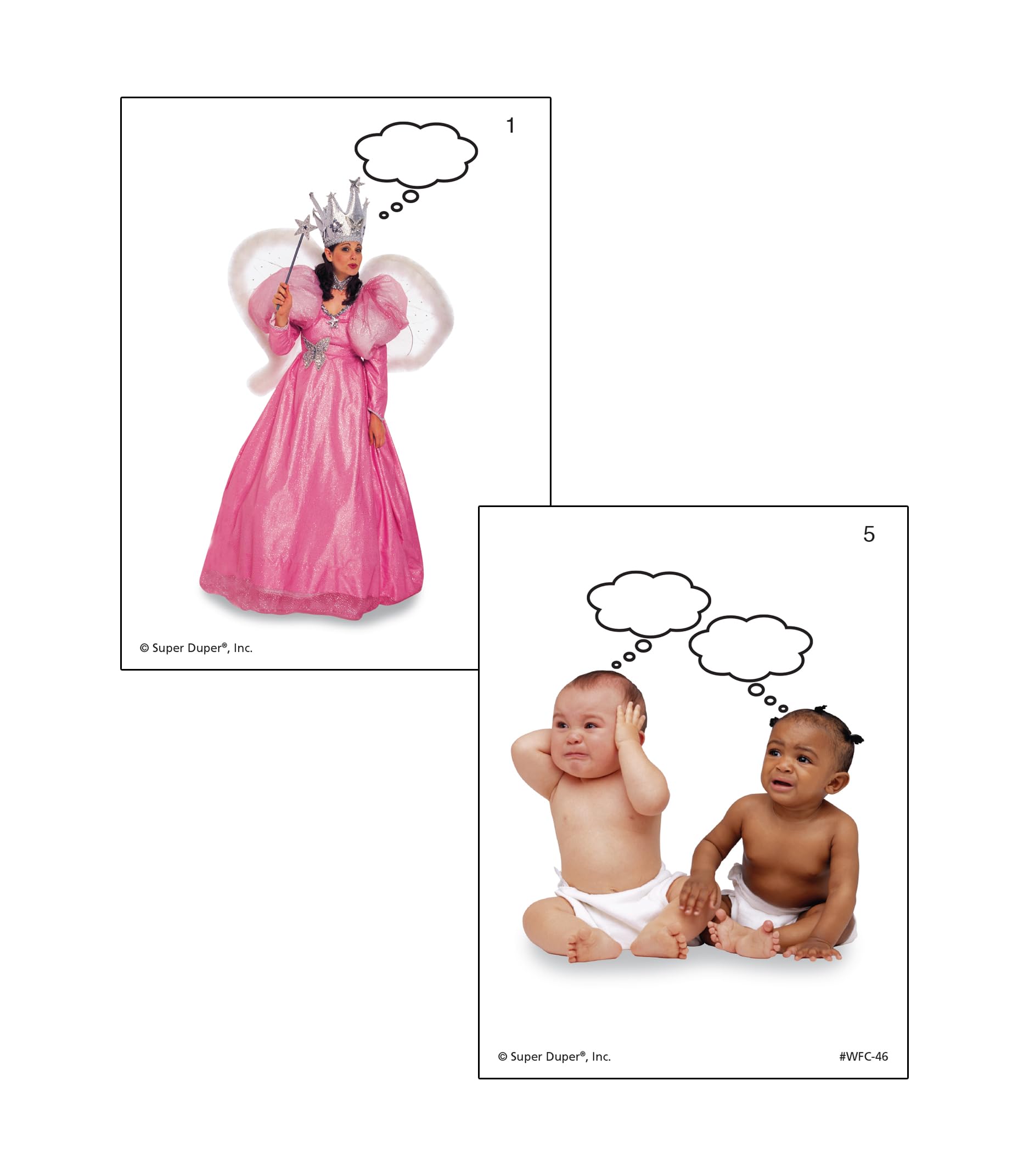 Webber “What Are They Thinking?” Photo Card Deck - Super Duper Educational Learning Toy for Kids
