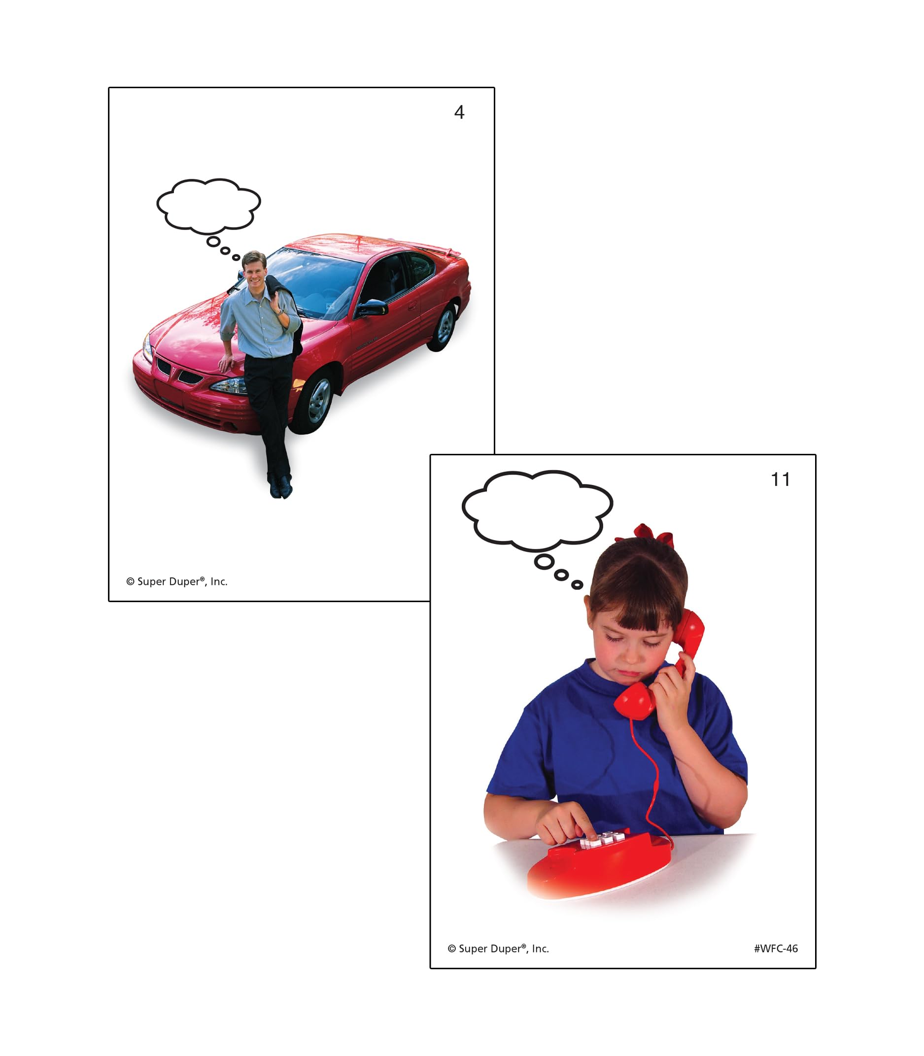 Webber “What Are They Thinking?” Photo Card Deck - Super Duper Educational Learning Toy for Kids