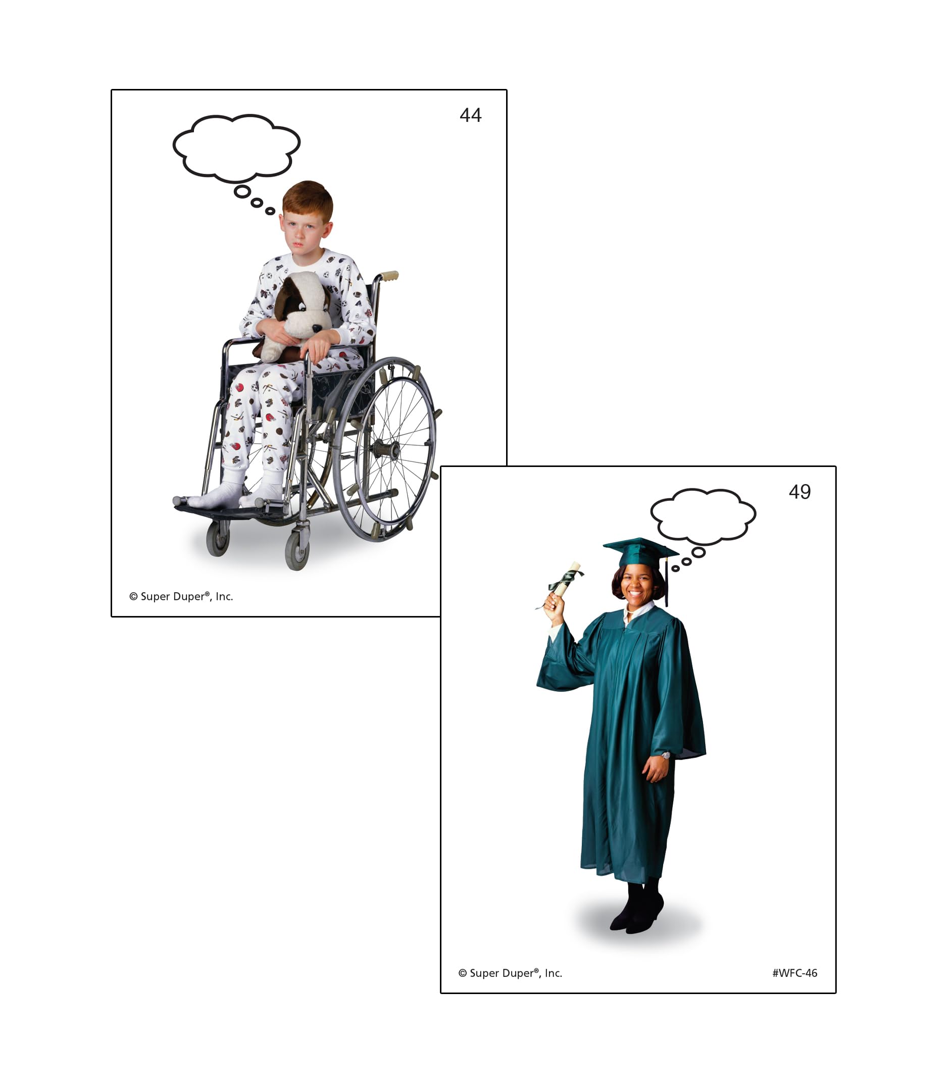 Webber “What Are They Thinking?” Photo Card Deck - Super Duper Educational Learning Toy for Kids