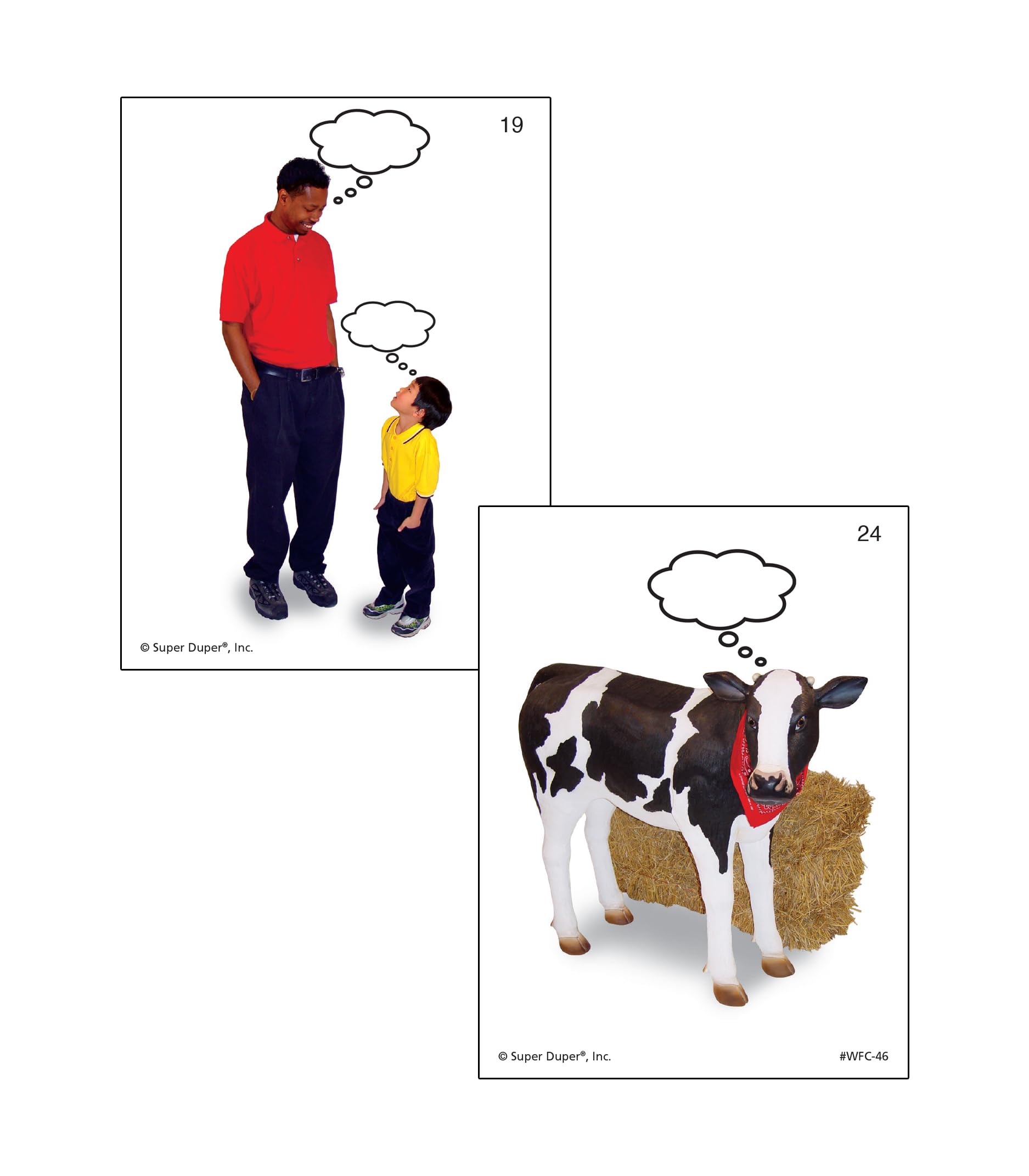 Webber “What Are They Thinking?” Photo Card Deck - Super Duper Educational Learning Toy for Kids