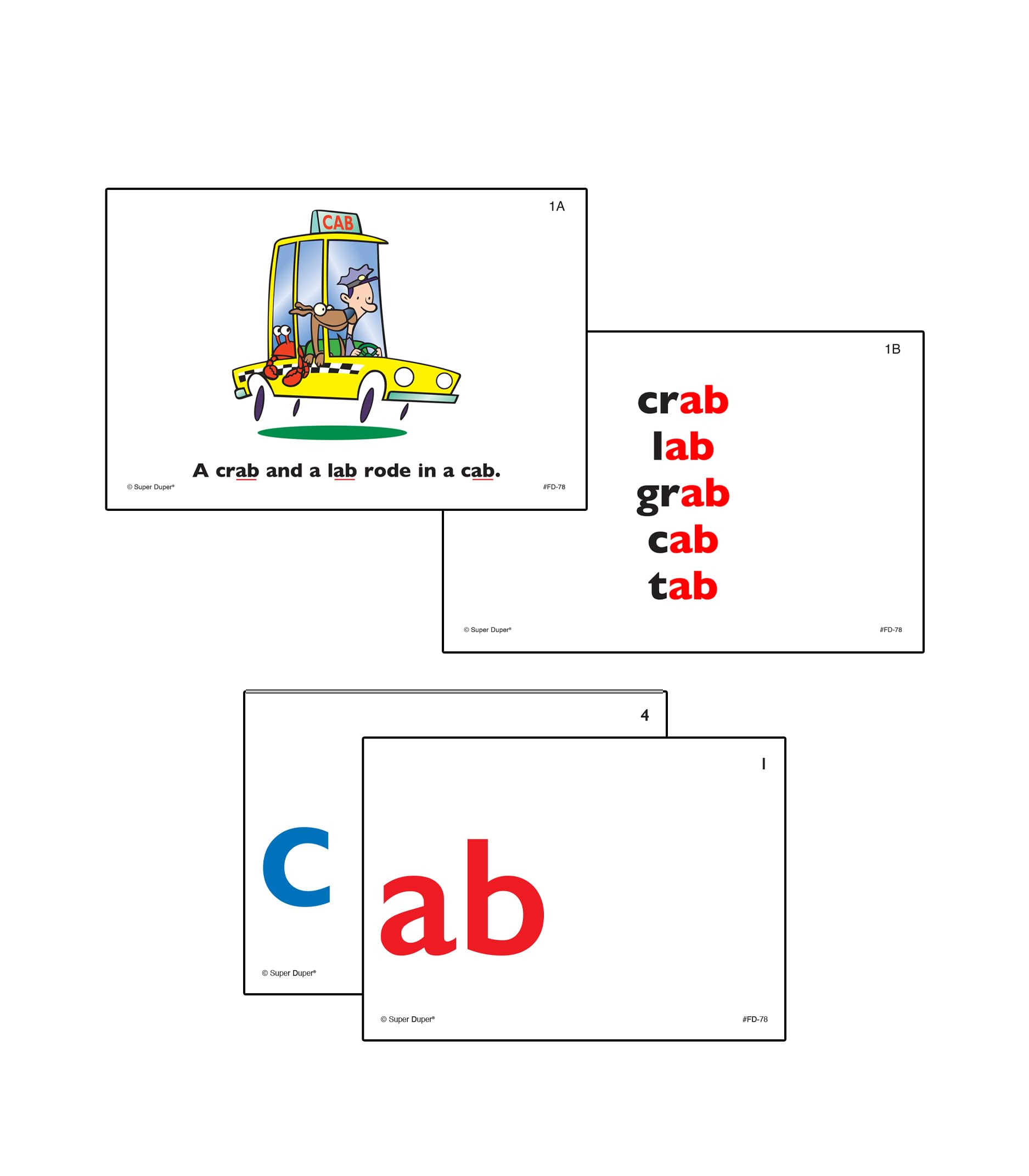 Super Duper Publications | Word Families with Silly Sentences Fun Deck Flash Cards | Educational Learning Resource for Children