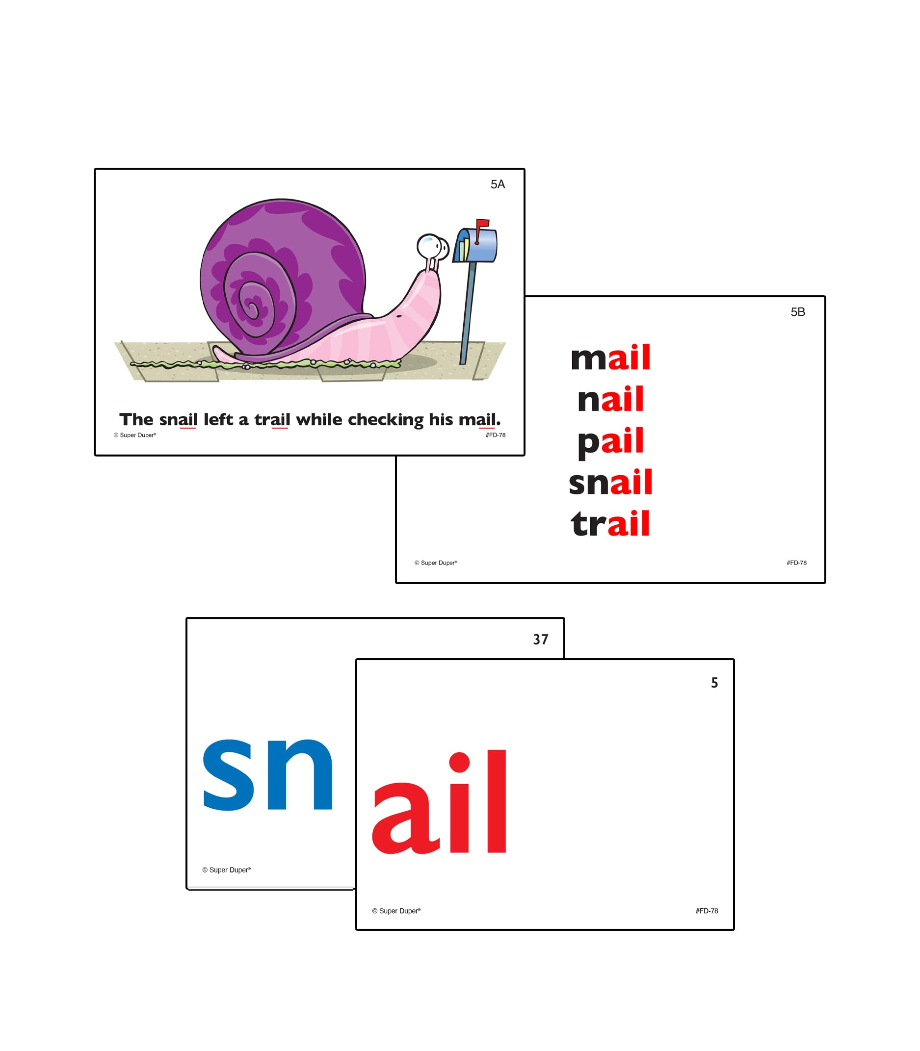 Super Duper Publications | Word Families with Silly Sentences Fun Deck Flash Cards | Educational Learning Resource for Children