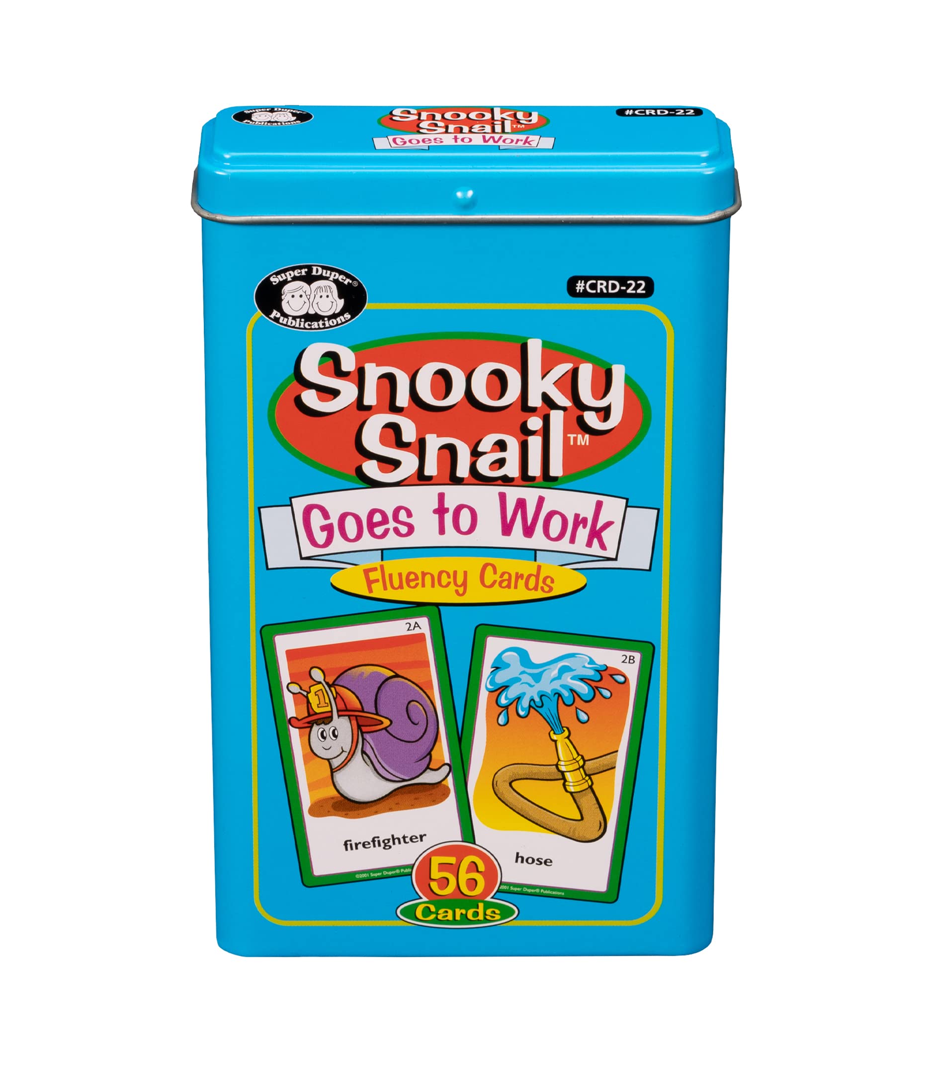 Super Duper Publications | Snooky Snail™ Goes to Work Fluency Card Deck | Speech Therapy | Educational Learning Materials for Children