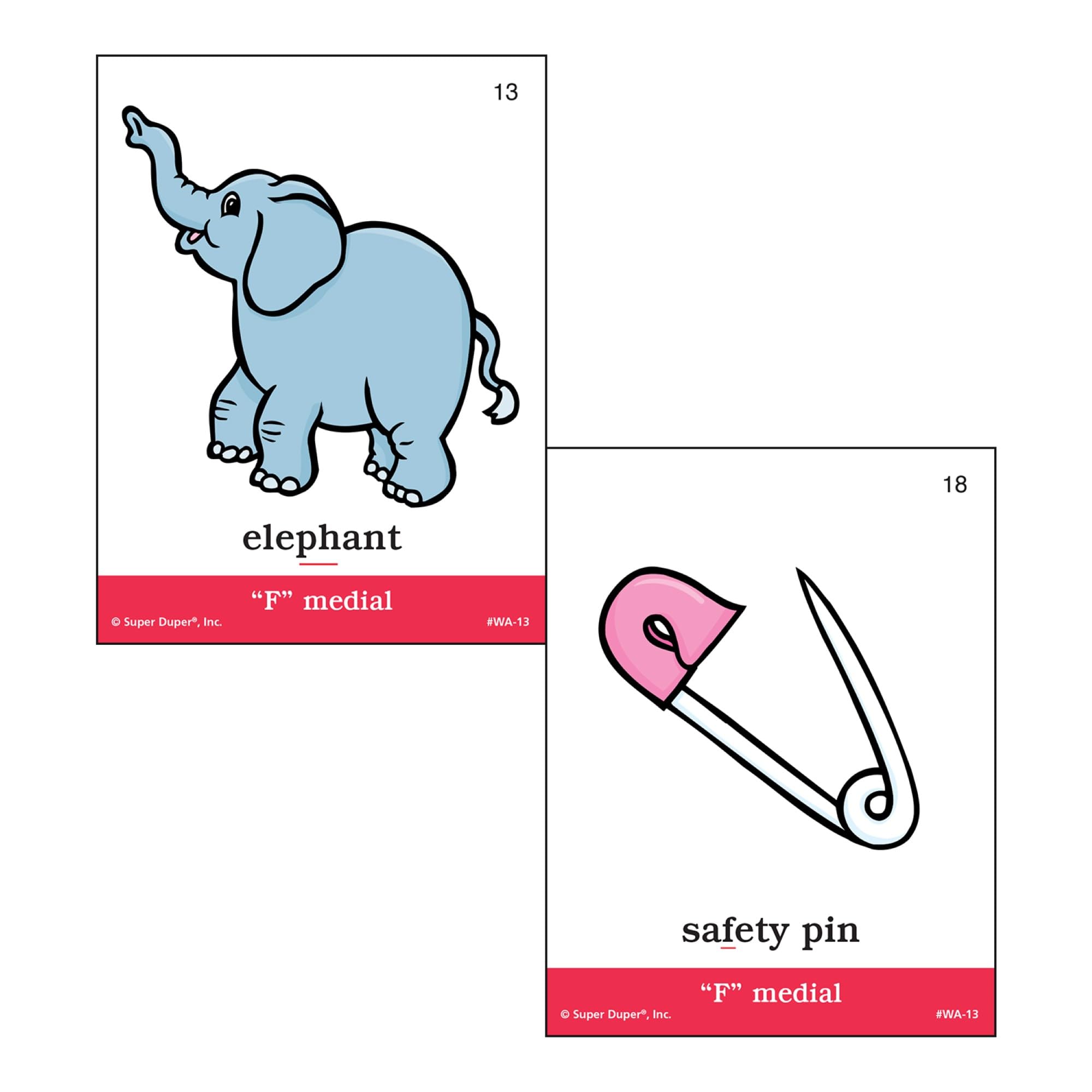 Super Duper Publications | Articulation F Sound Fun Deck | Vocabulary and Language Development Flash Cards | Educational Learning Materials for Children