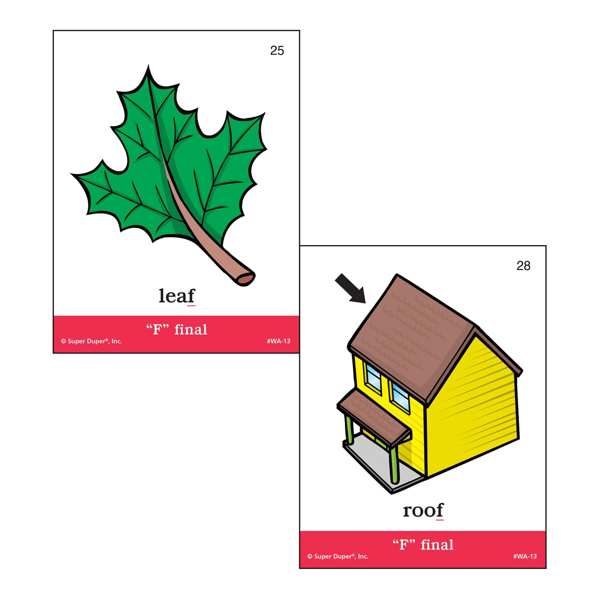 Super Duper Publications | Articulation F Sound Fun Deck | Vocabulary and Language Development Flash Cards | Educational Learning Materials for Children
