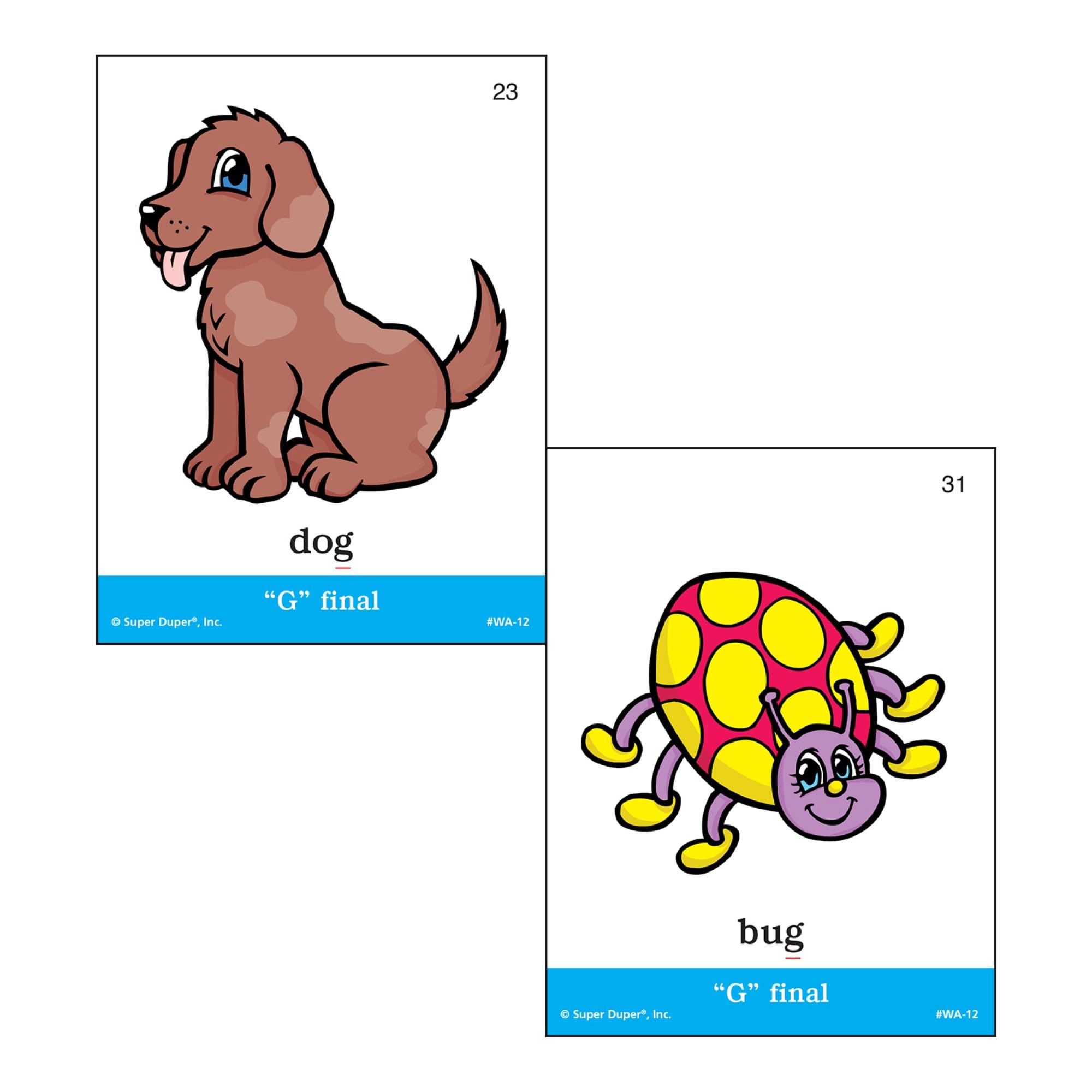 Super Duper Publications | Articulation G Sound Fun Deck | Vocabulary and Language Development Flash Cards | Educational Learning Materials for Children