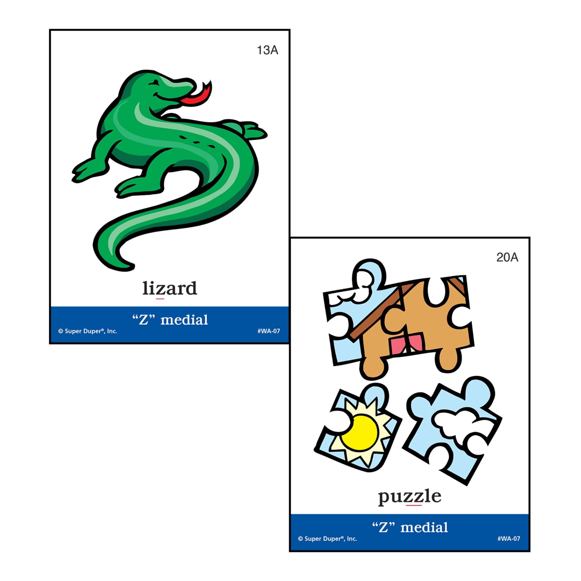 Super Duper Publications | Articulation Z Sound Fun Deck | Vocabulary and Language Development Flash Cards | Educational Learning Materials for Children
