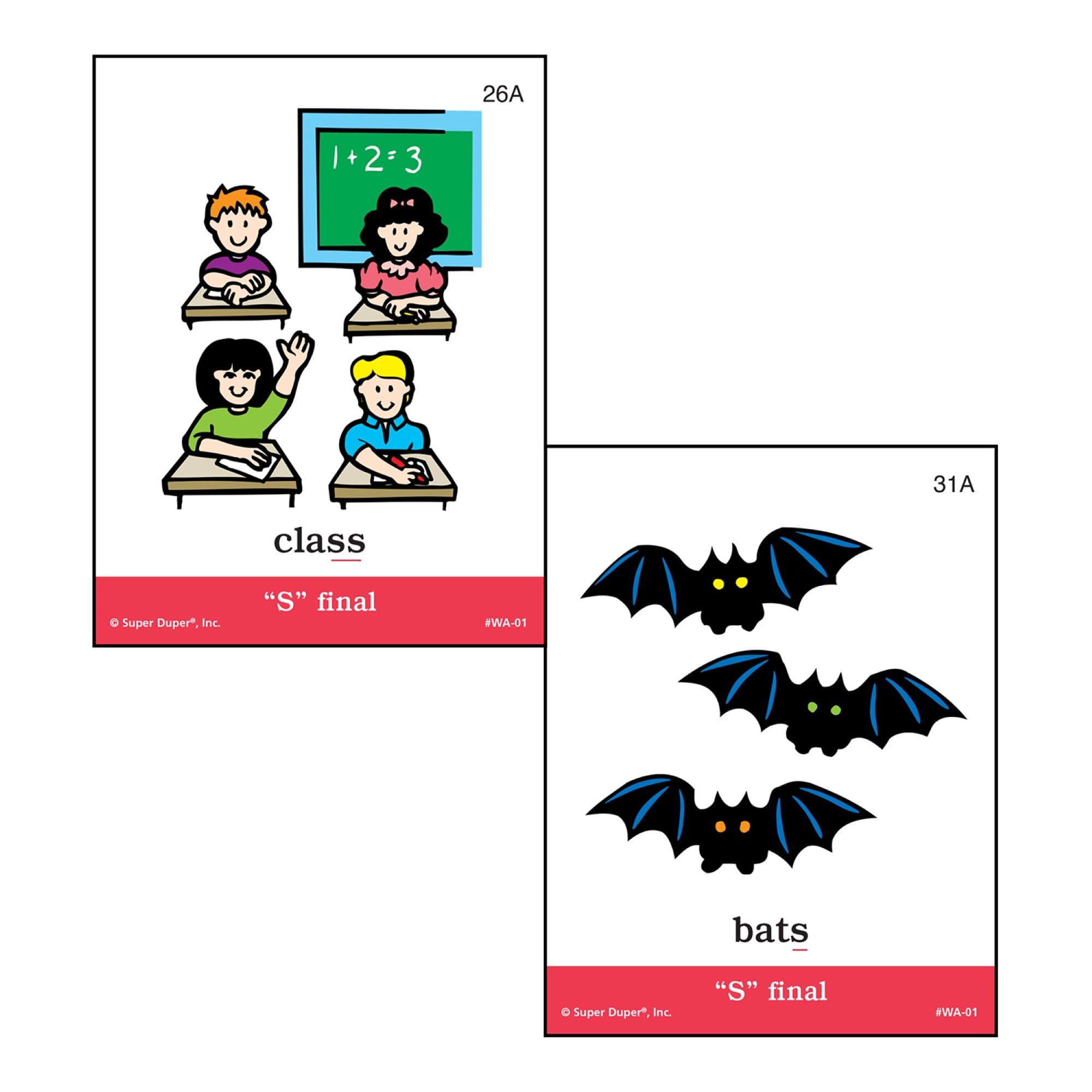 Super Duper Publications | Articulation S Sound Fun Deck | Vocabulary and Language Development Flash Cards | Educational Learning Materials for Children