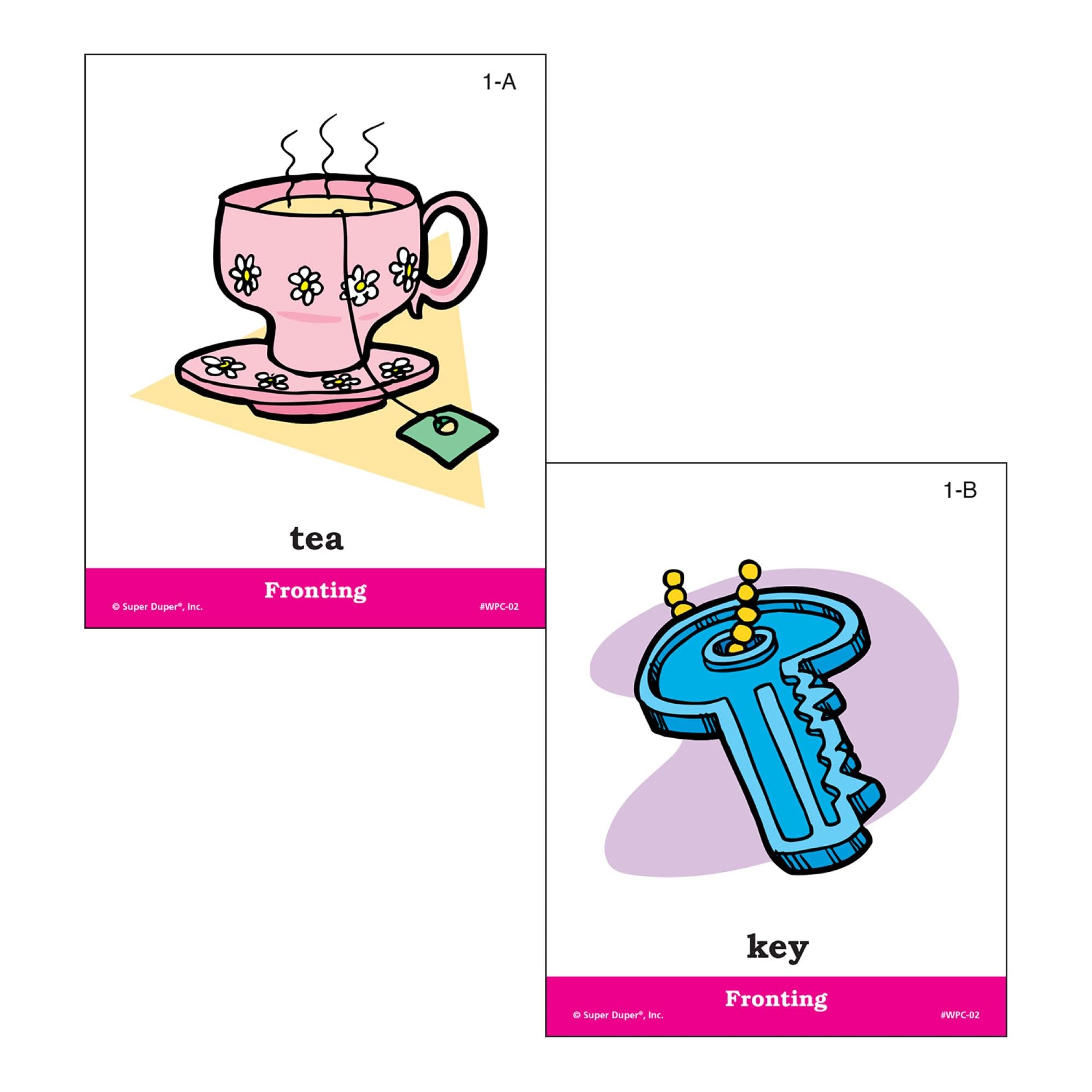 Super Duper Publications | Webber® Illustrated Phonology Fronting Minimal Pair Card Deck | Educational Learning Resource for Children