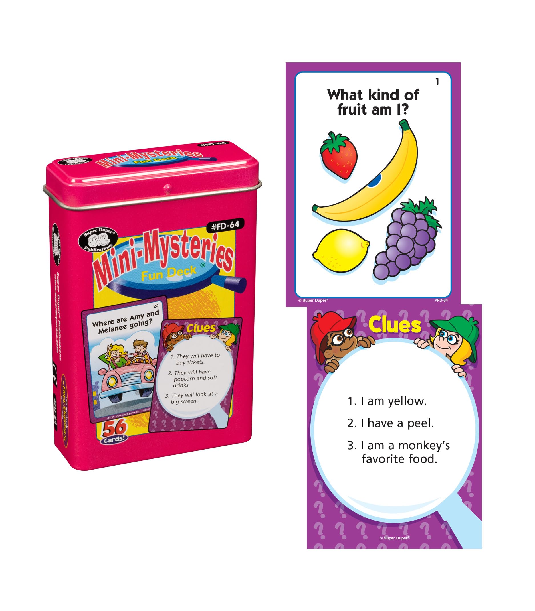 Super Duper Publications | Mini-Mysteries Fun Deck Flash Cards | Educational Learning Resource for Children