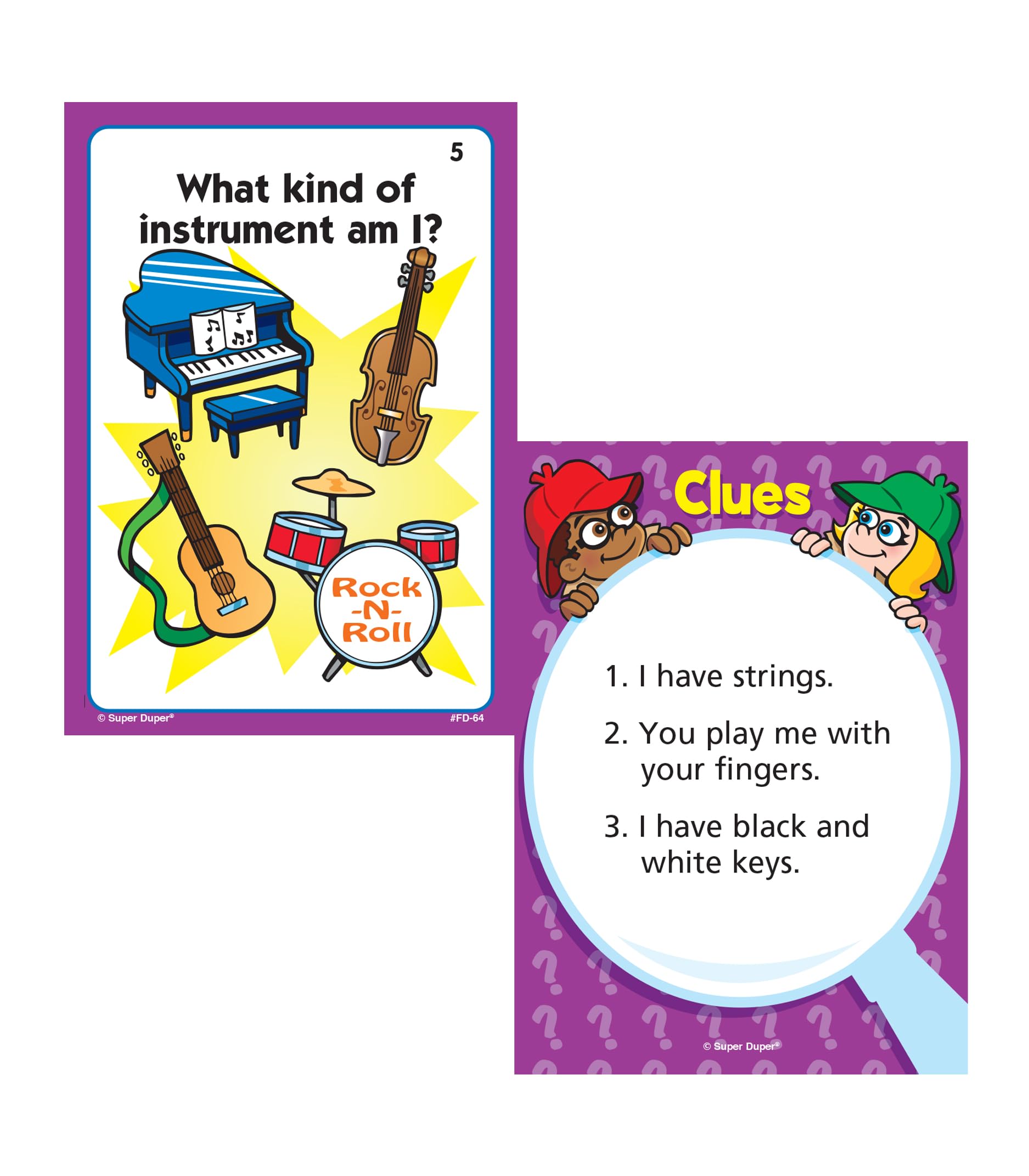 Super Duper Publications | Mini-Mysteries Fun Deck Flash Cards | Educational Learning Resource for Children