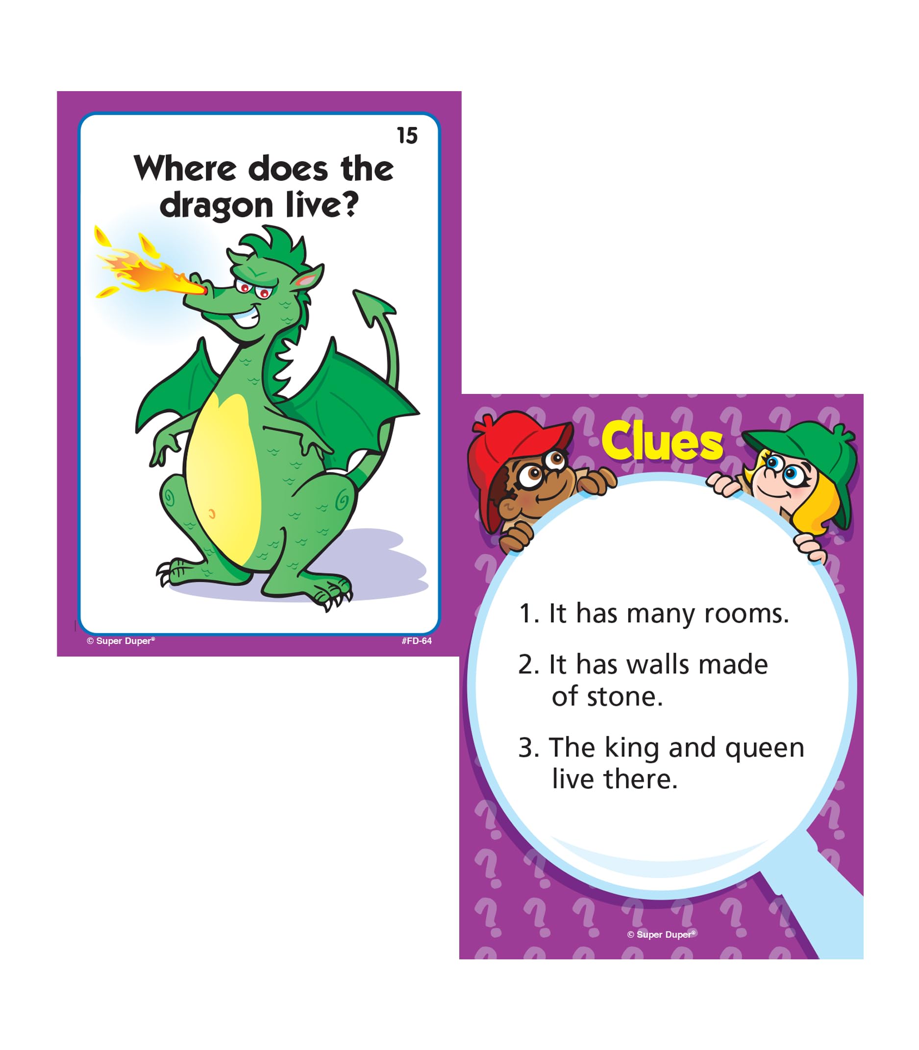Super Duper Publications | Mini-Mysteries Fun Deck Flash Cards | Educational Learning Resource for Children