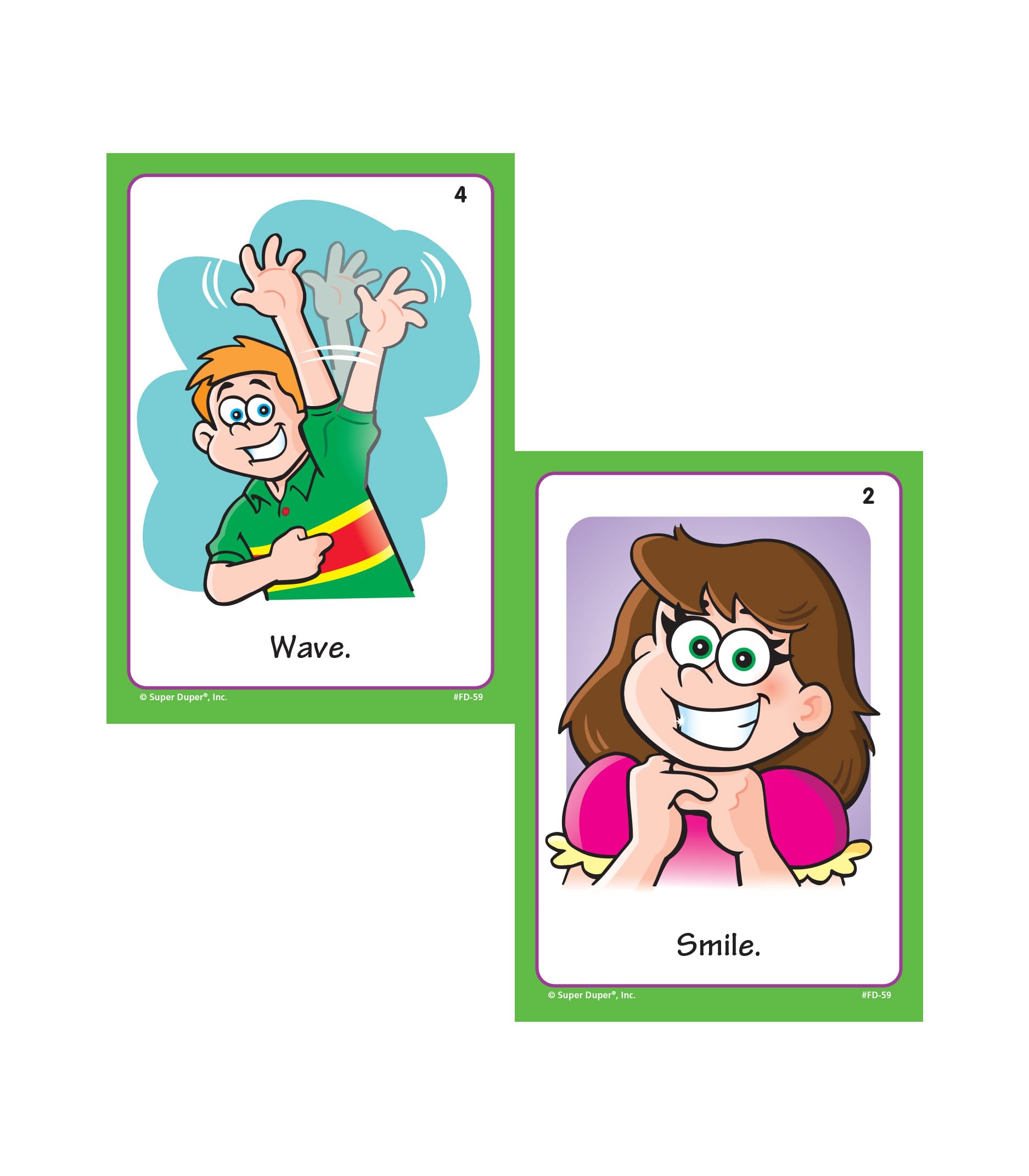 Super Duper Publications | Following Directions Fun Deck Flash Cards | Educational Learning Resource for Children