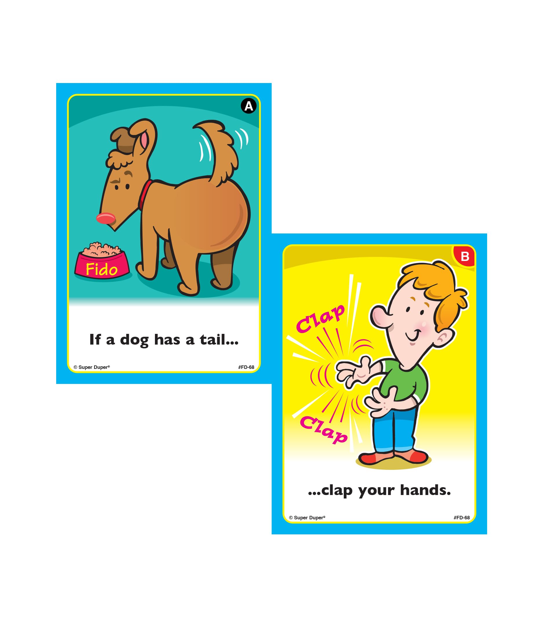 Super Duper Publications | Conditional Following Directions Fun Deck Flash Cards | Educational Learning Resource for Children