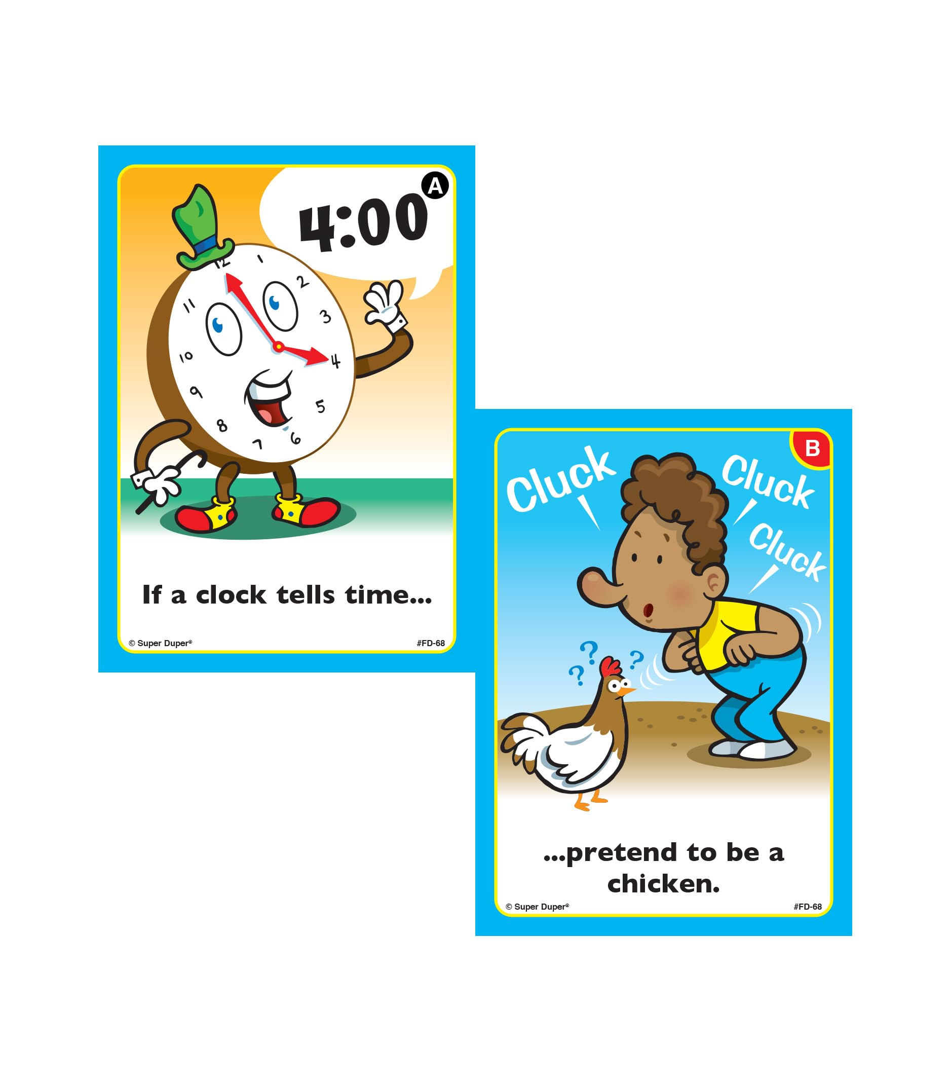 Super Duper Publications | Conditional Following Directions Fun Deck Flash Cards | Educational Learning Resource for Children