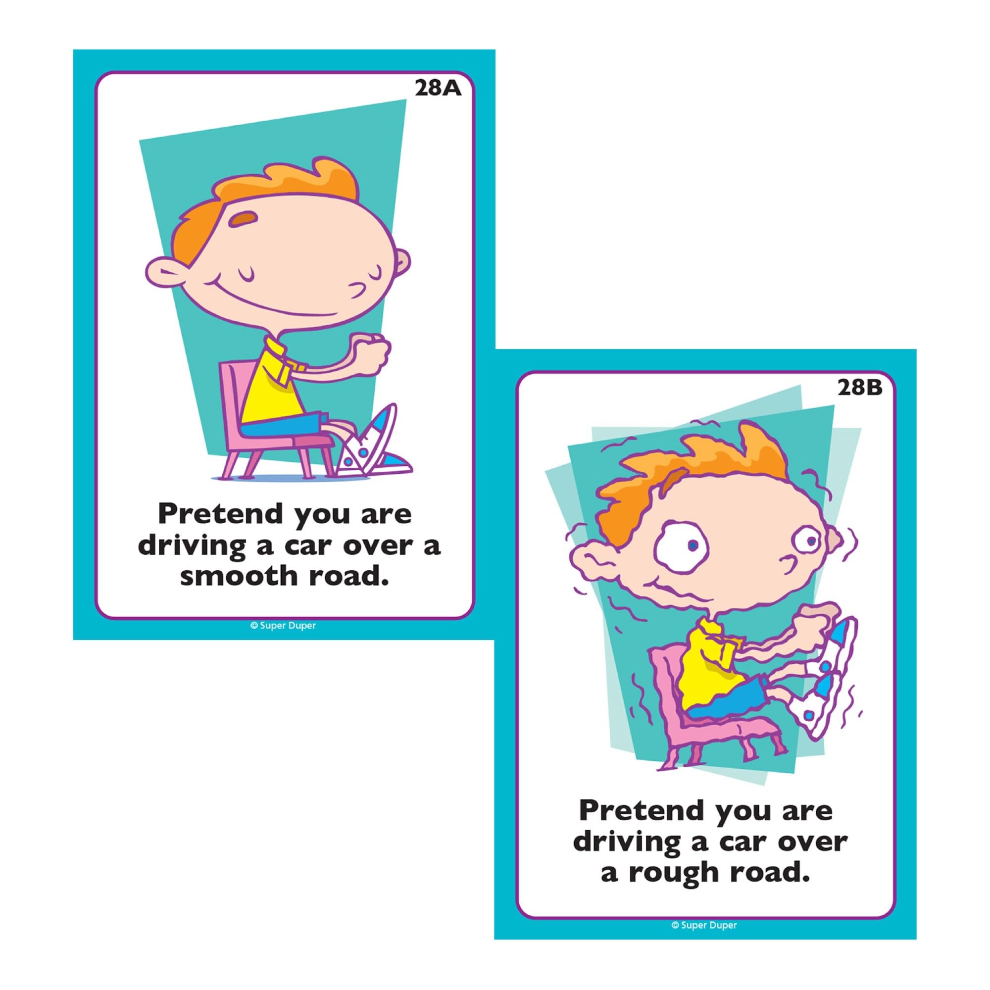 Super Duper Publications | Basic Concepts in Motion Fun Deck Flash Cards | Educational Learning Resource for Children