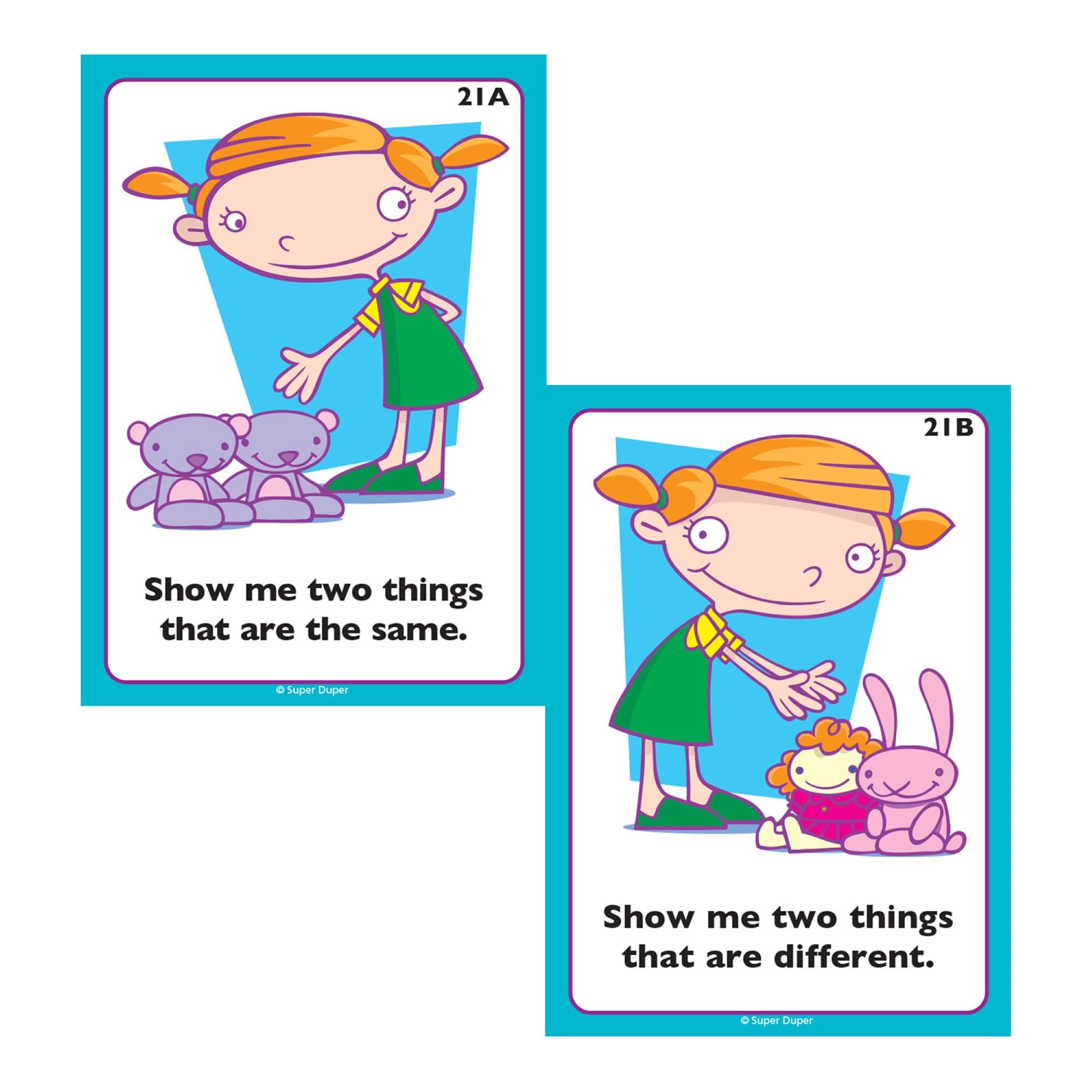 Super Duper Publications | Basic Concepts in Motion Fun Deck Flash Cards | Educational Learning Resource for Children