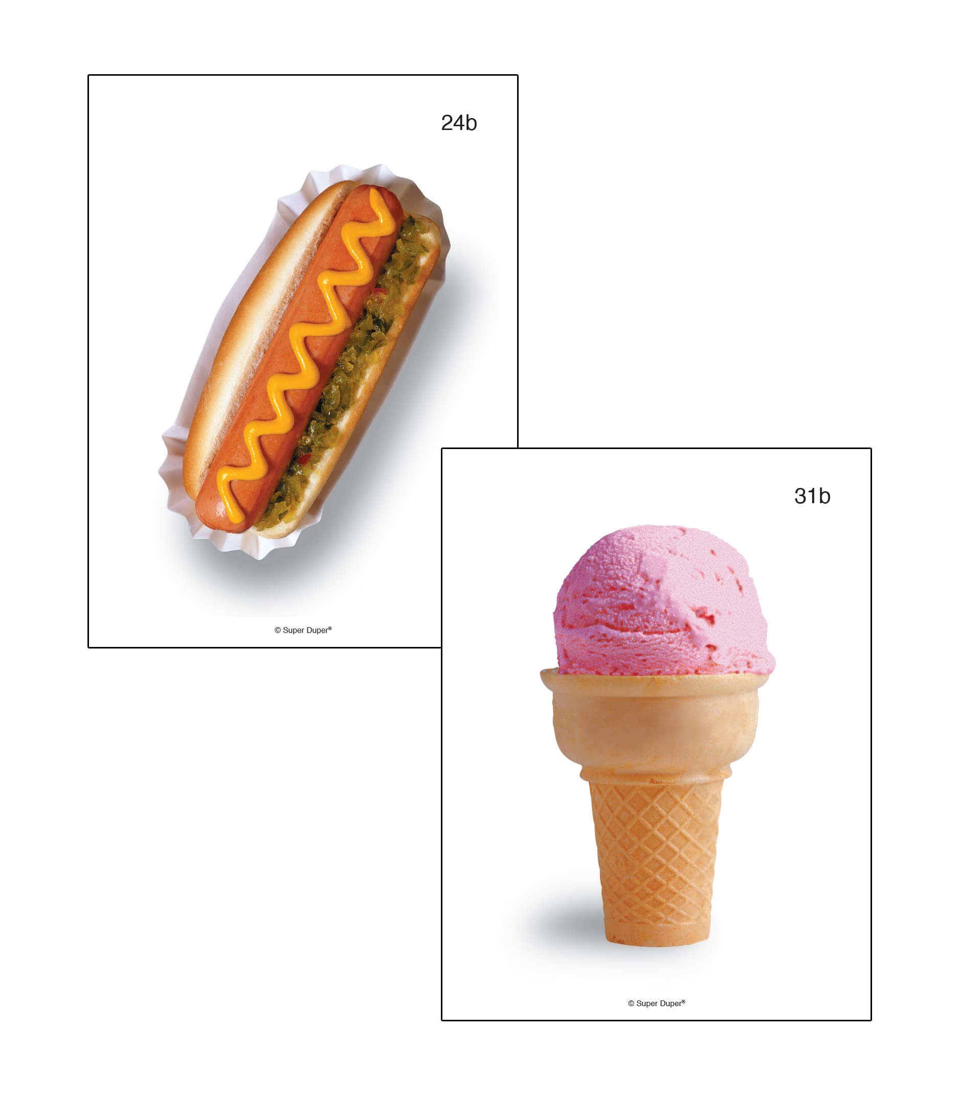 Super Duper Publications | Webber® Food Photo Flash Card Deck | Educational Learning Resource for Children