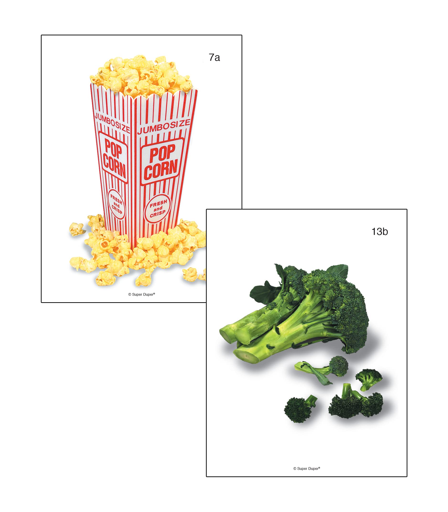Super Duper Publications | Webber® Food Photo Flash Card Deck | Educational Learning Resource for Children