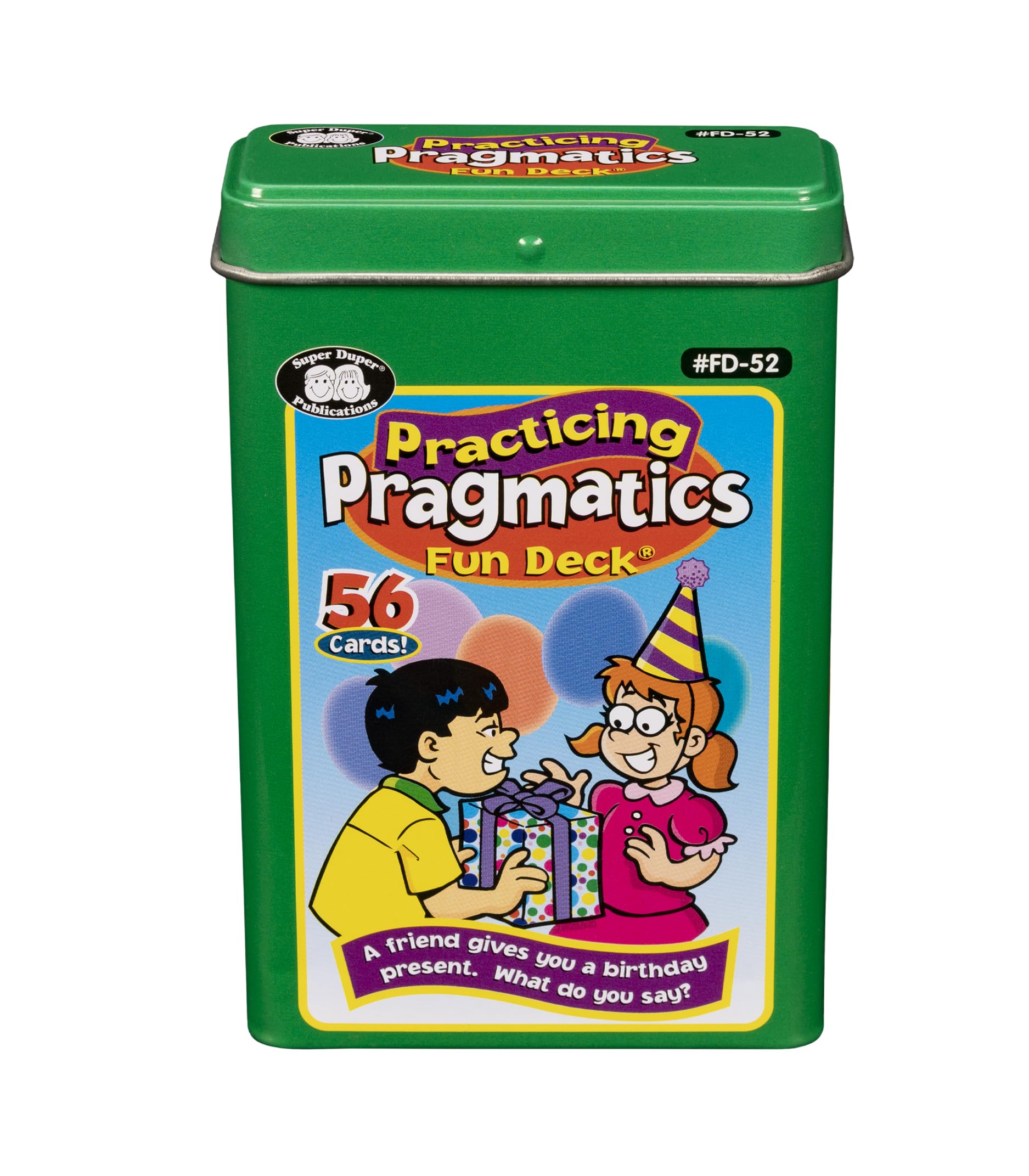 Super Duper Publications | Practicing Pragmatics Fun Deck | Conversation and Social Skills Flash Cards | Educational Learning Materials for Children